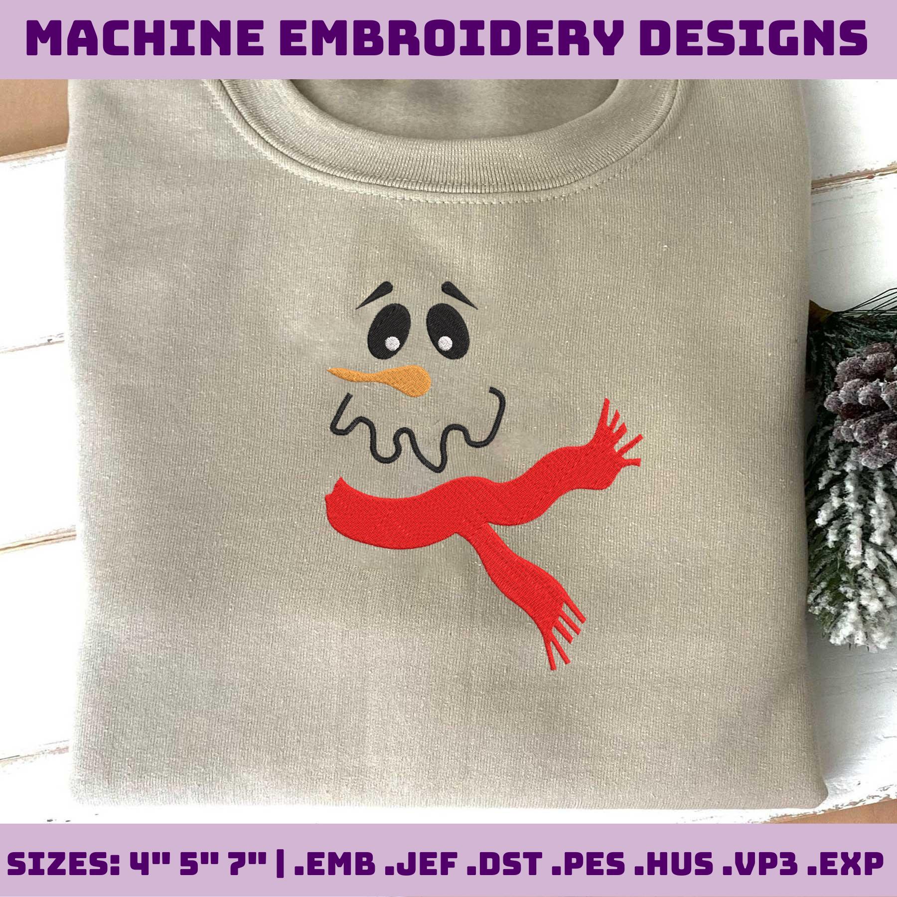 Snowman Custom Embroidery Designs, Christmas Embroidery Desi | Inspire ...