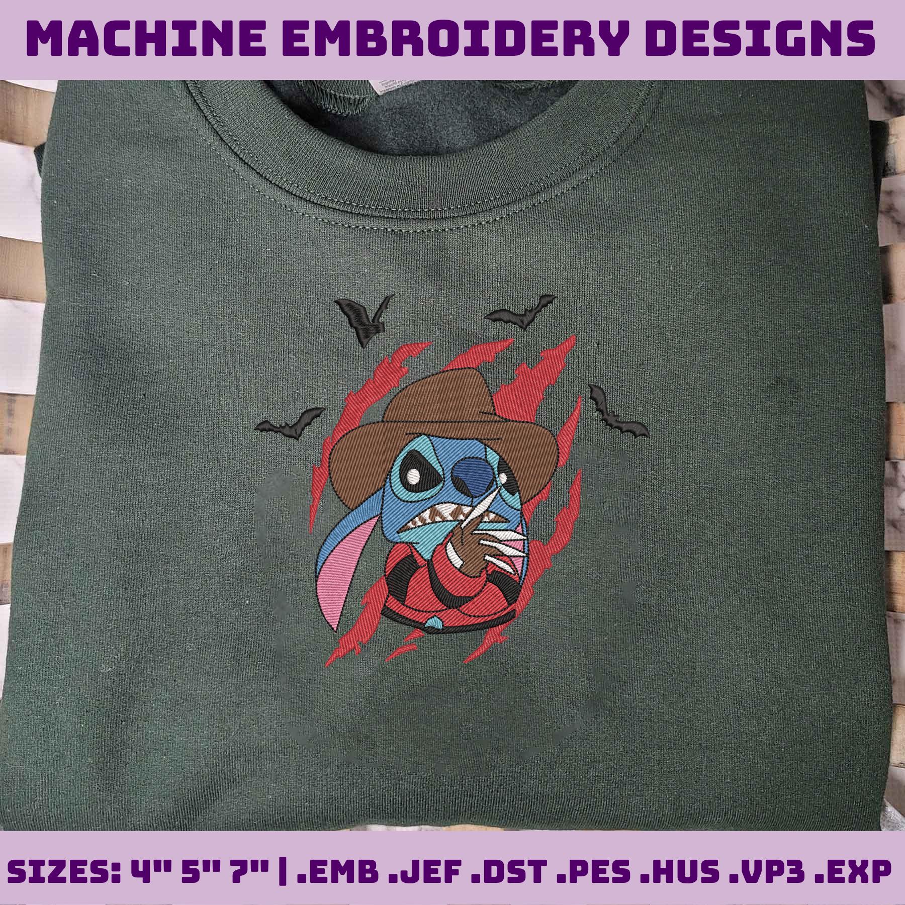 Horror Movie Killers Embroidery Design, The Killer Monster H | Inspire ...