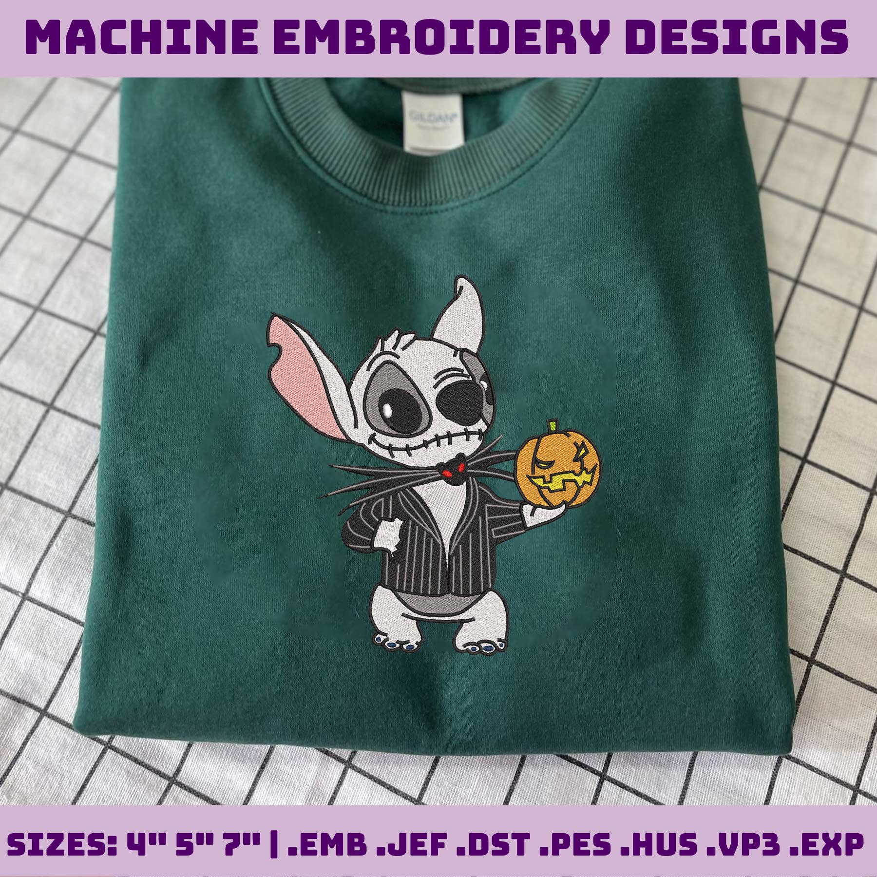 Jack Stitch Embroidery Design, Stitch Cosplay Embroidery Des - Inspire ...