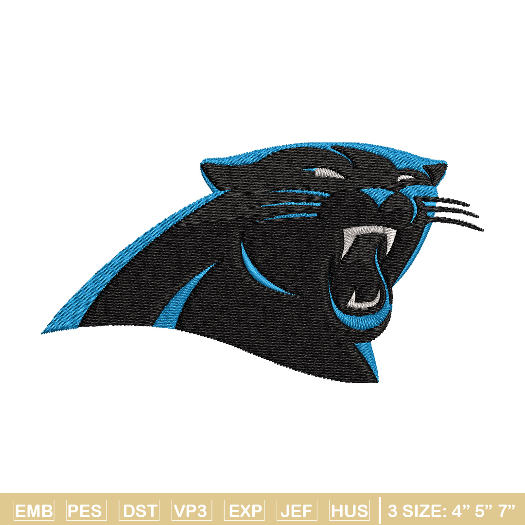 Carolina Panthers logo Embroidery, NFL Embroidery, Sport emb | Inspire ...