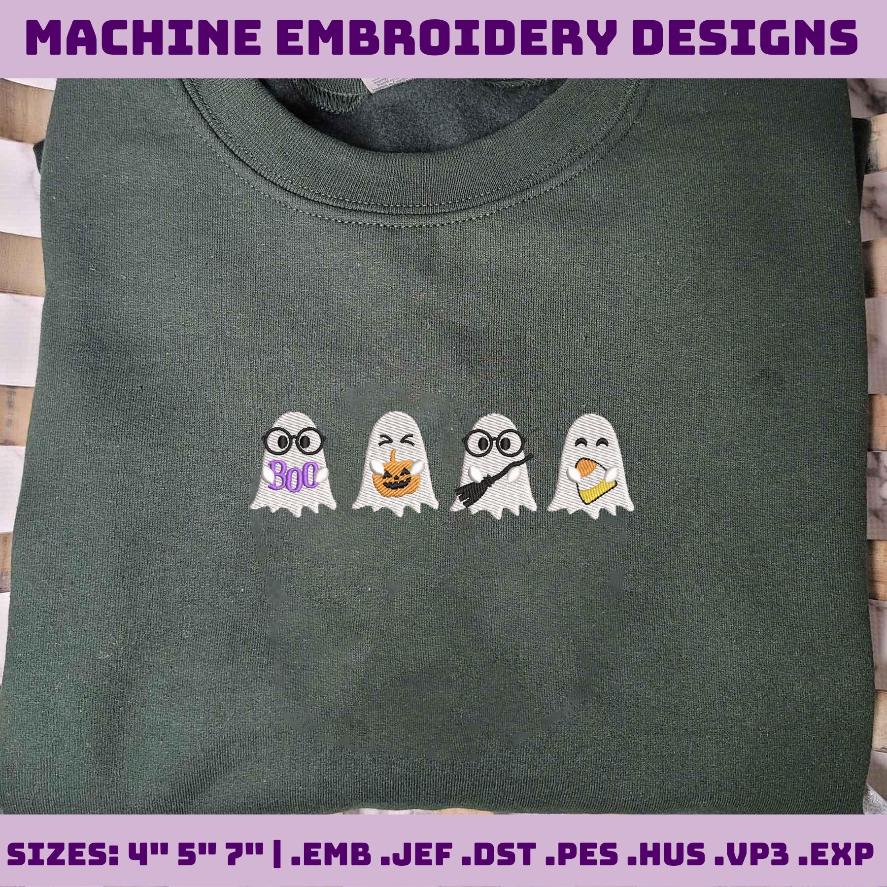 Cute Spooky Season Embroidery Machine Design, Funny Spooky G | Inspire ...