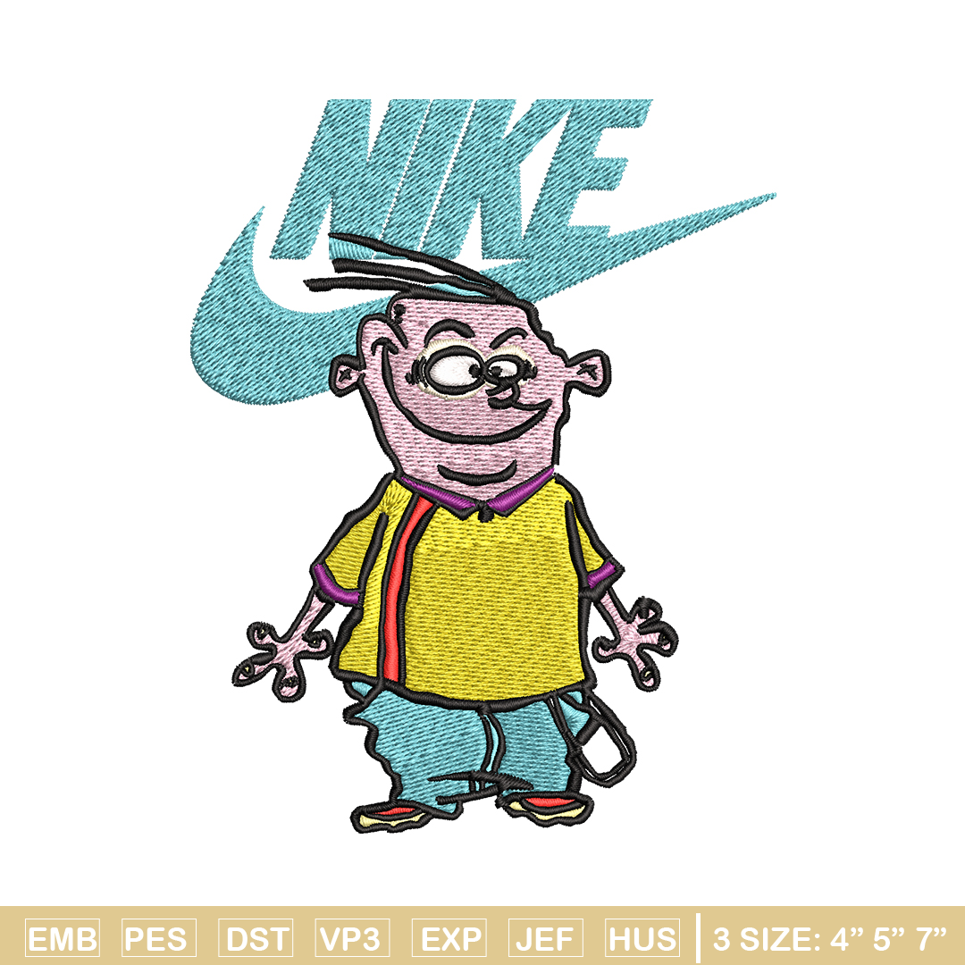 Cartoon swoosh Nike Embroidery design, Cartoon swoosh Nike E | Inspire ...