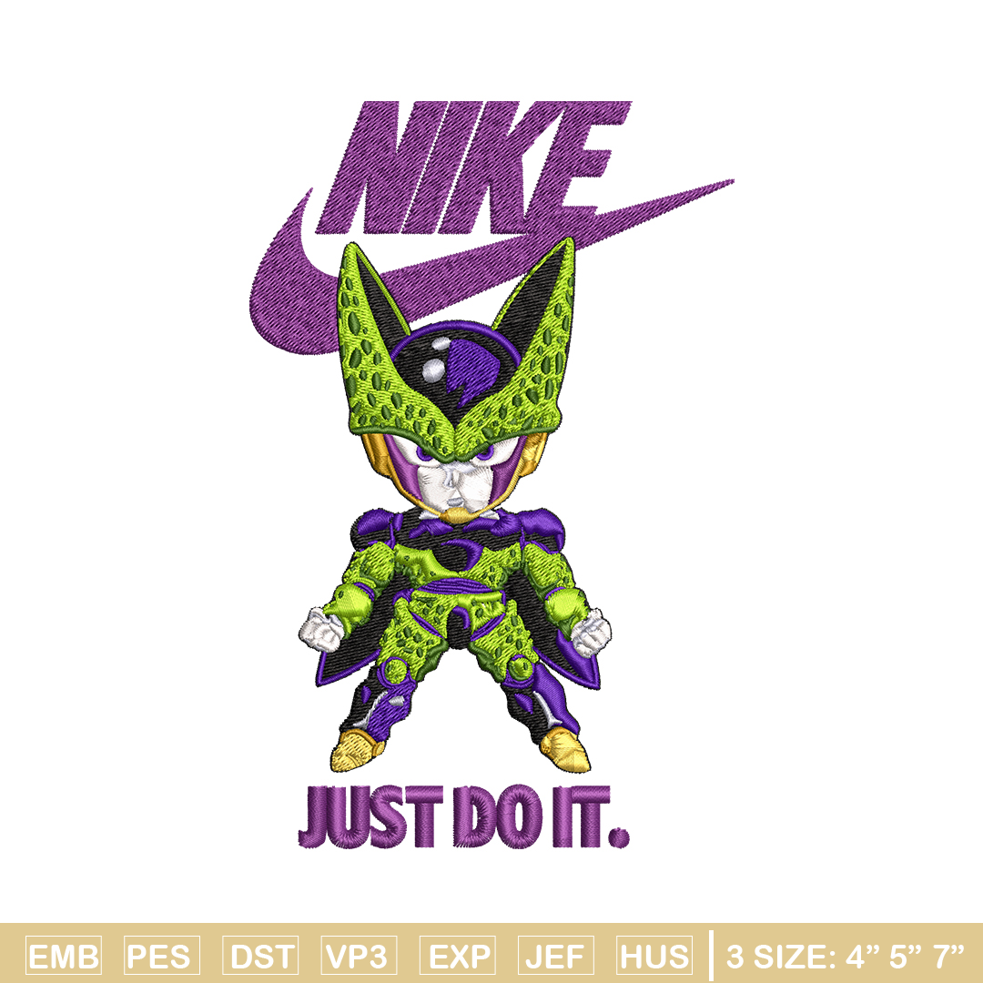 Cell dragon ball Embroidery design, dragon ball Embroidery, | Inspire ...