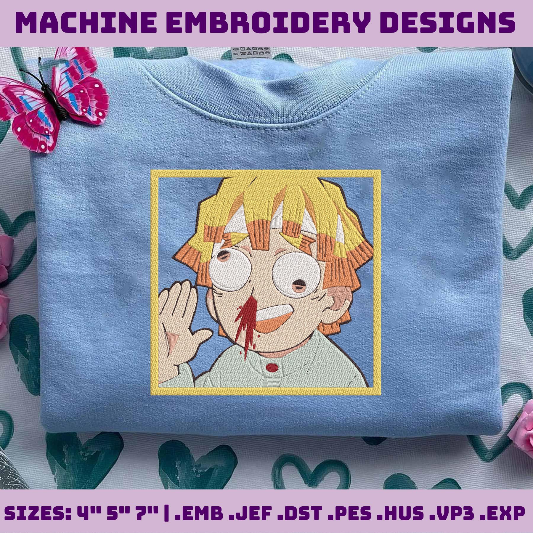 Thunder Hero Embroidery, Slayer Anime Embroidery FIles, Demo | Inspire ...