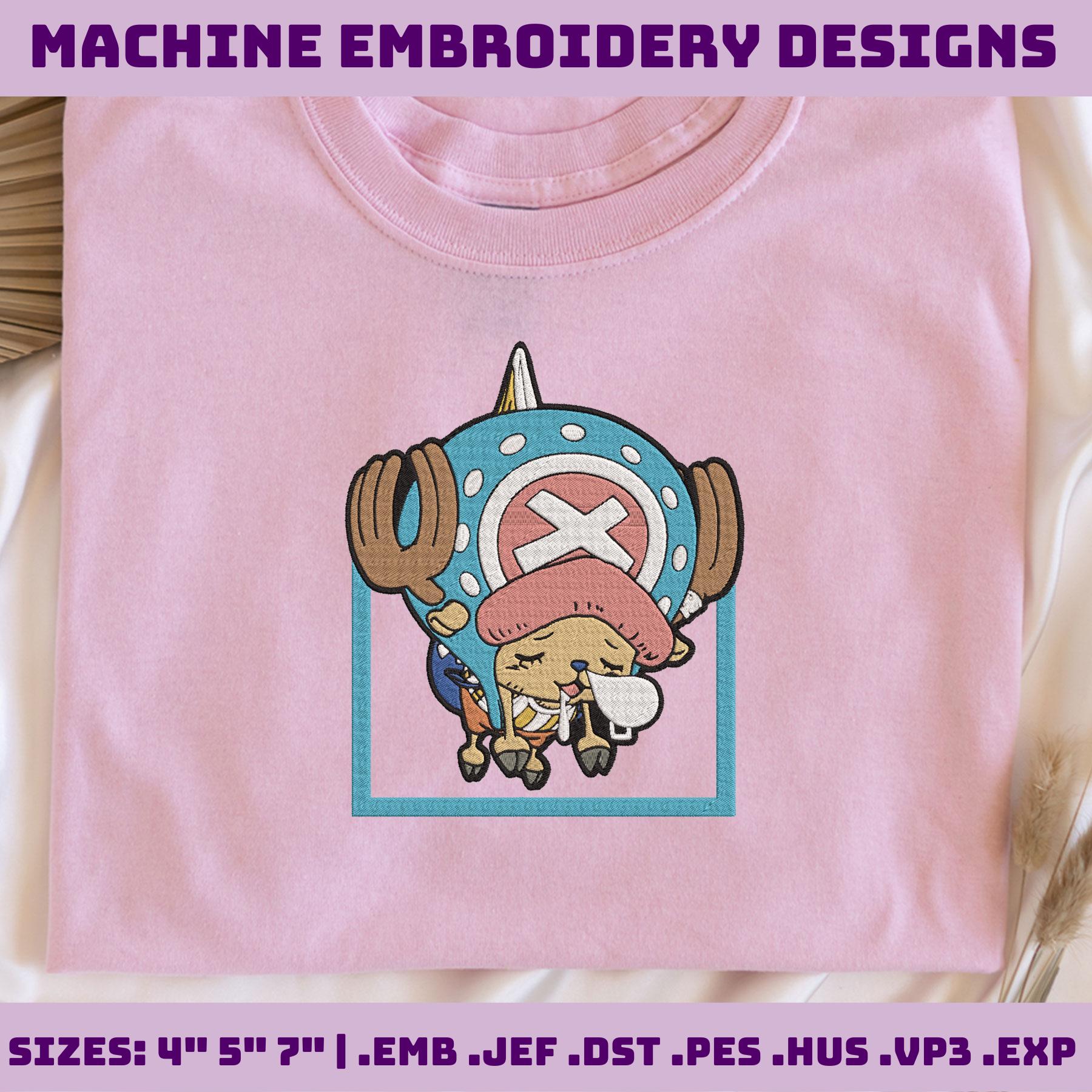 Anime Inspired Embroidery Design, Machine Embroidery Design, | Inspire ...