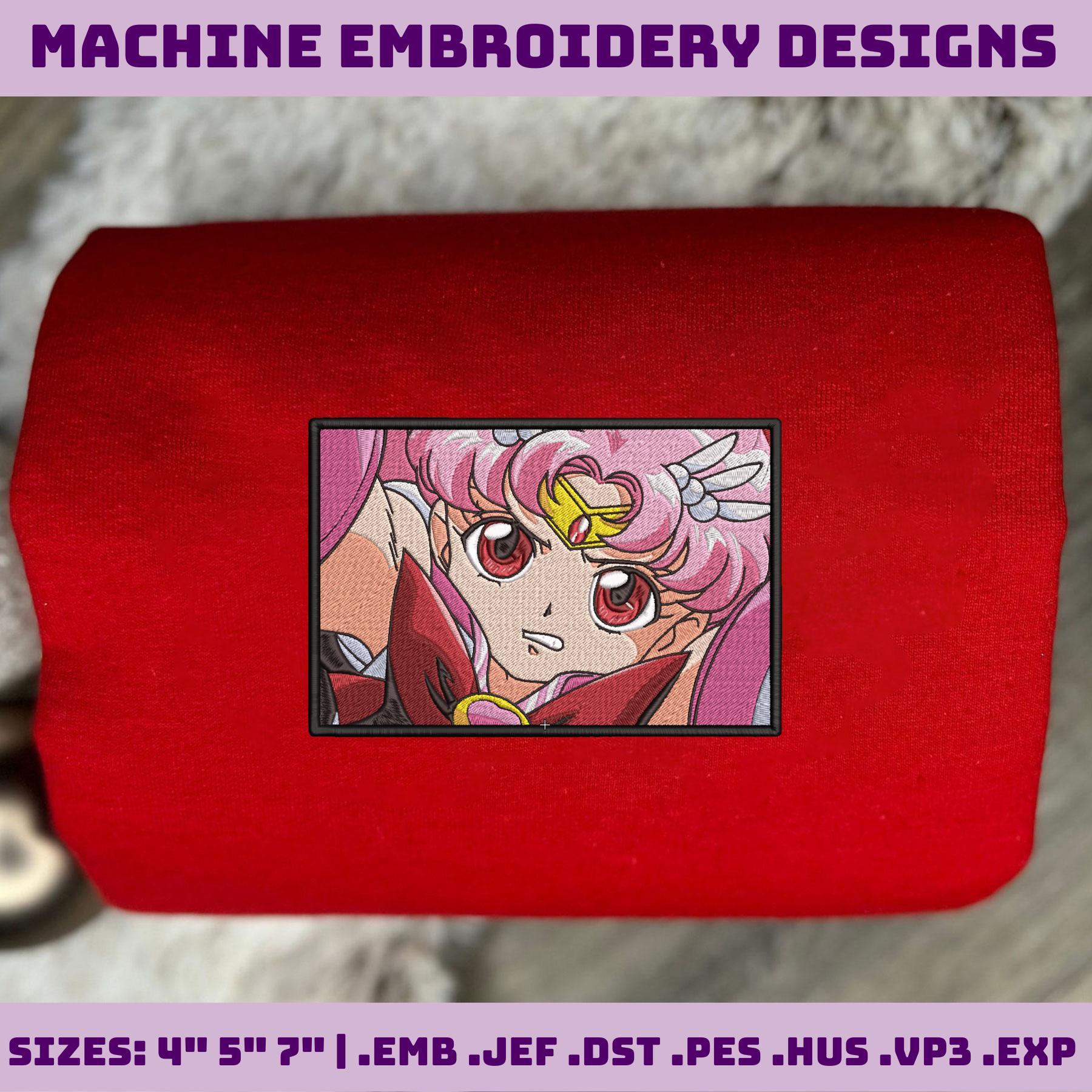 Inspired Anime Embroidery, Cute Girl Anime Embroidery Design | Inspire ...