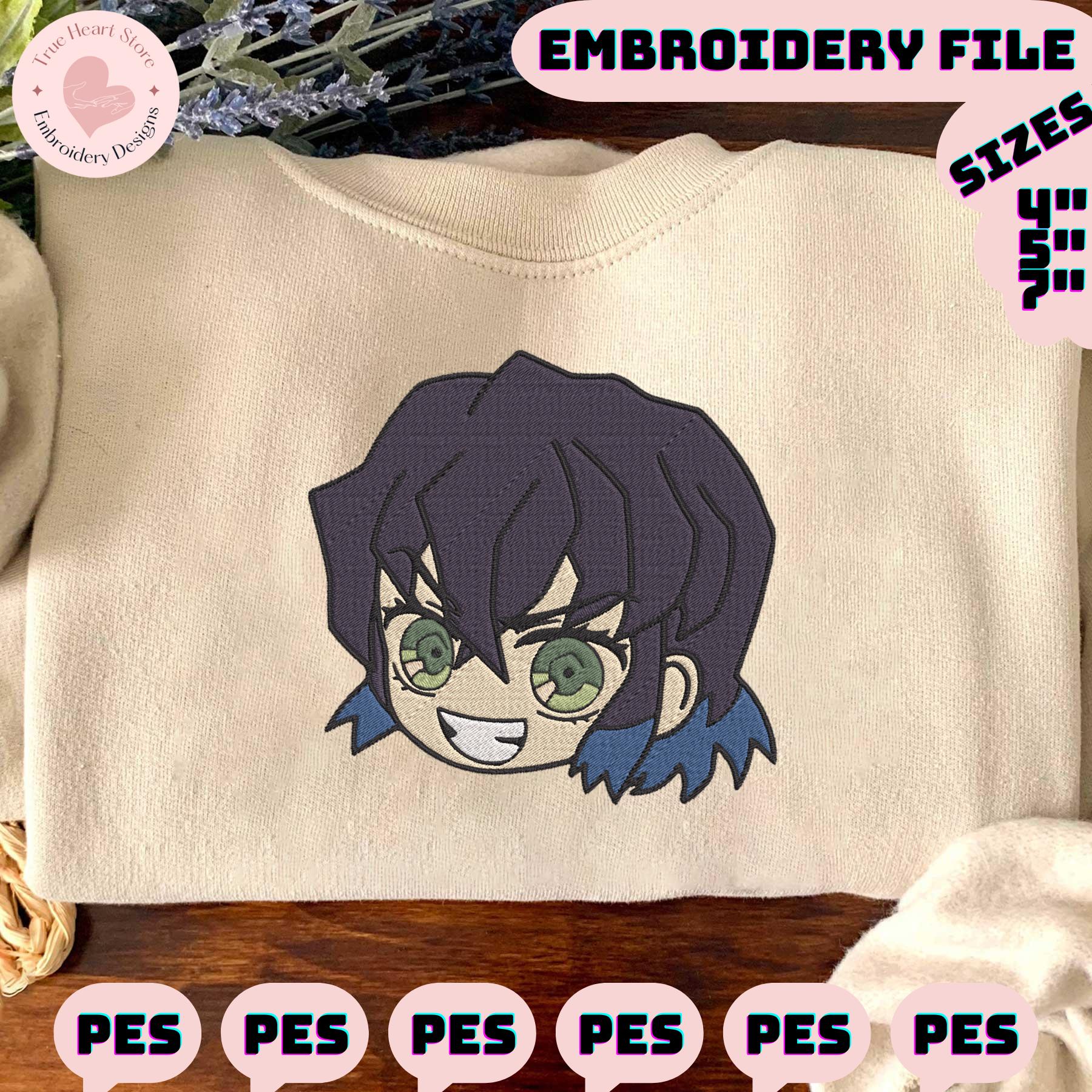 Slayer Anime Embroidery FIles, Hero Embroidery Patterns, Dem | Inspire ...