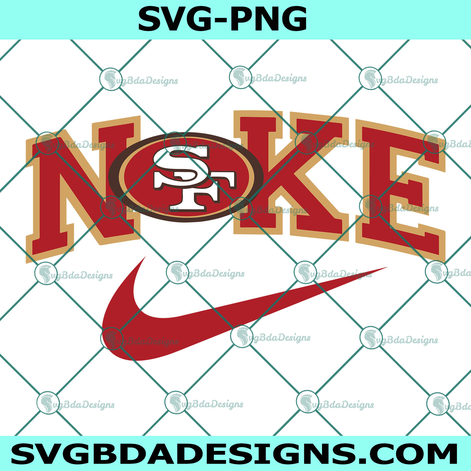 Nike San Francisco 49ers Svg, San Francisco 49ers Logo Svg, - Inspire ...