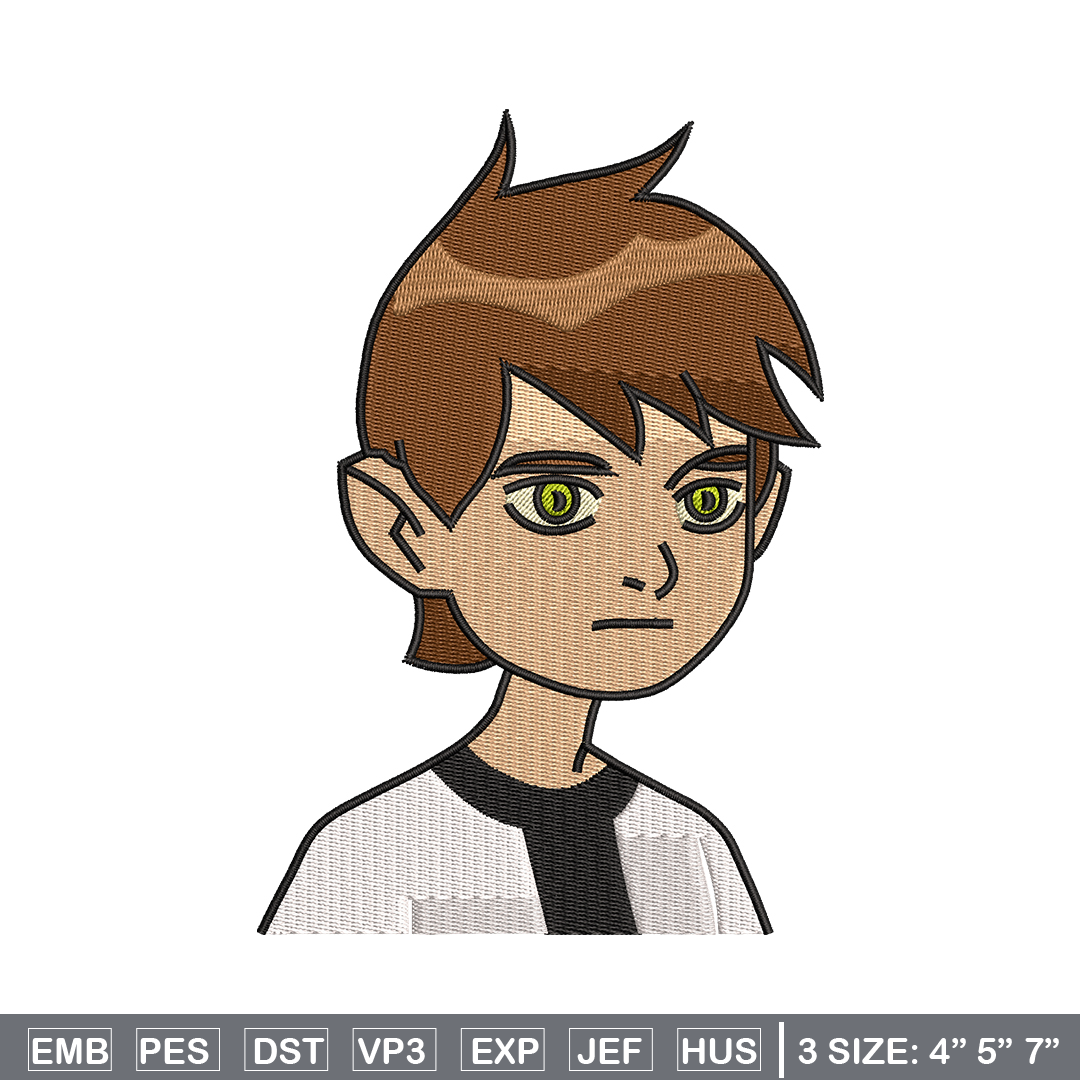 Ben Tennyson embroidery design, Benten embroidery, cartoon d | Inspire ...