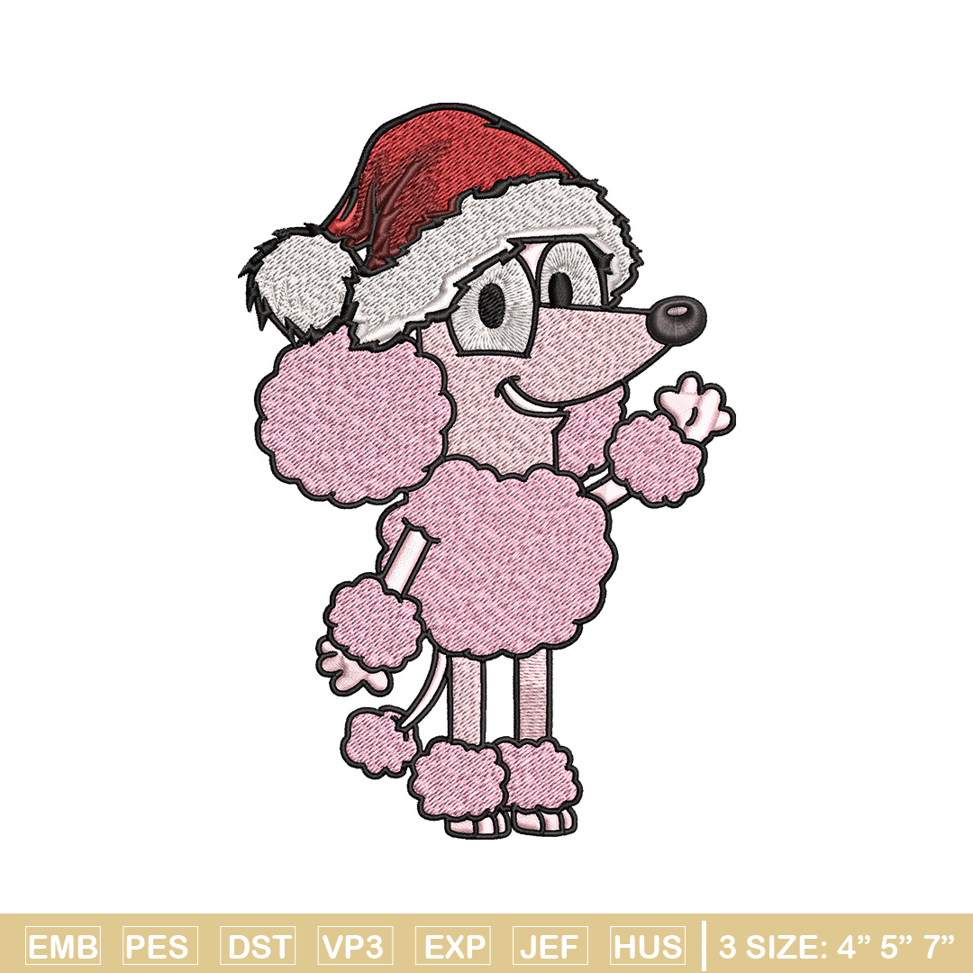 Coco chrismas hat Embroidery Design, Bluey Embroidery, Embro | Inspire ...