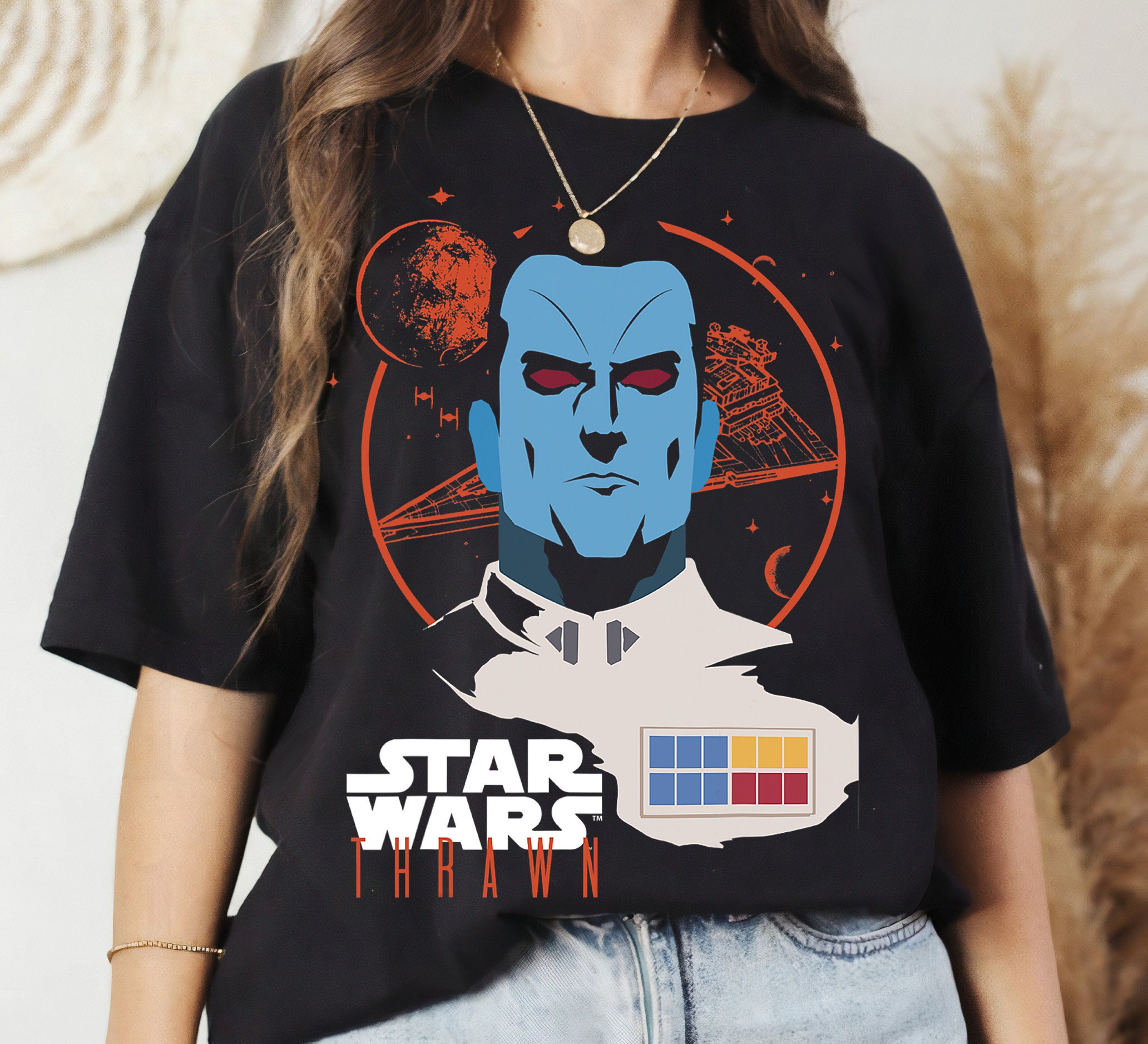 Star Wars Admiral Thrawn Head Shot Graphic, Star Wars Celebr | Inspire ...