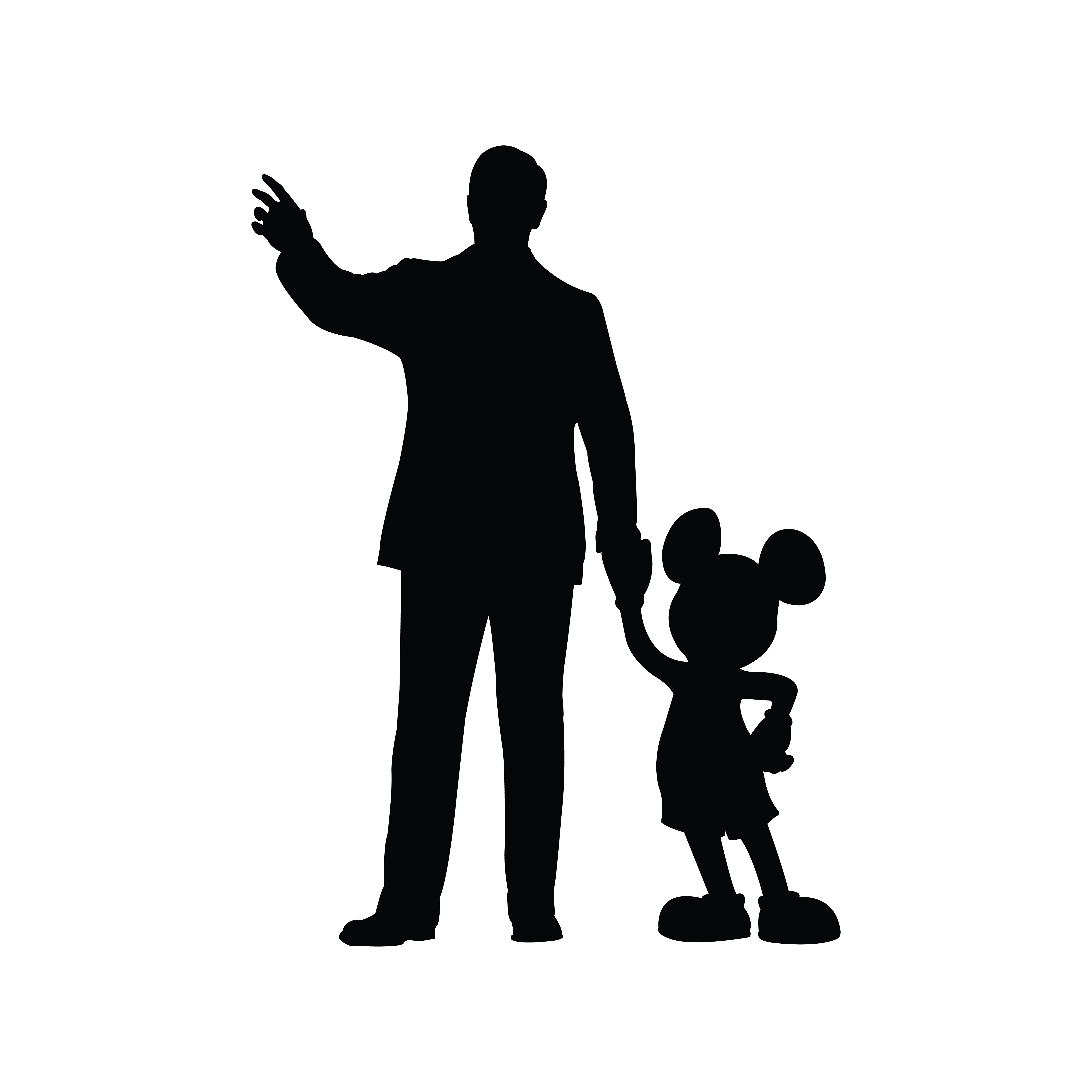 Walt Disney Mickey Mouse Silhouette Svg, Disney Png, Disney - Inspire ...