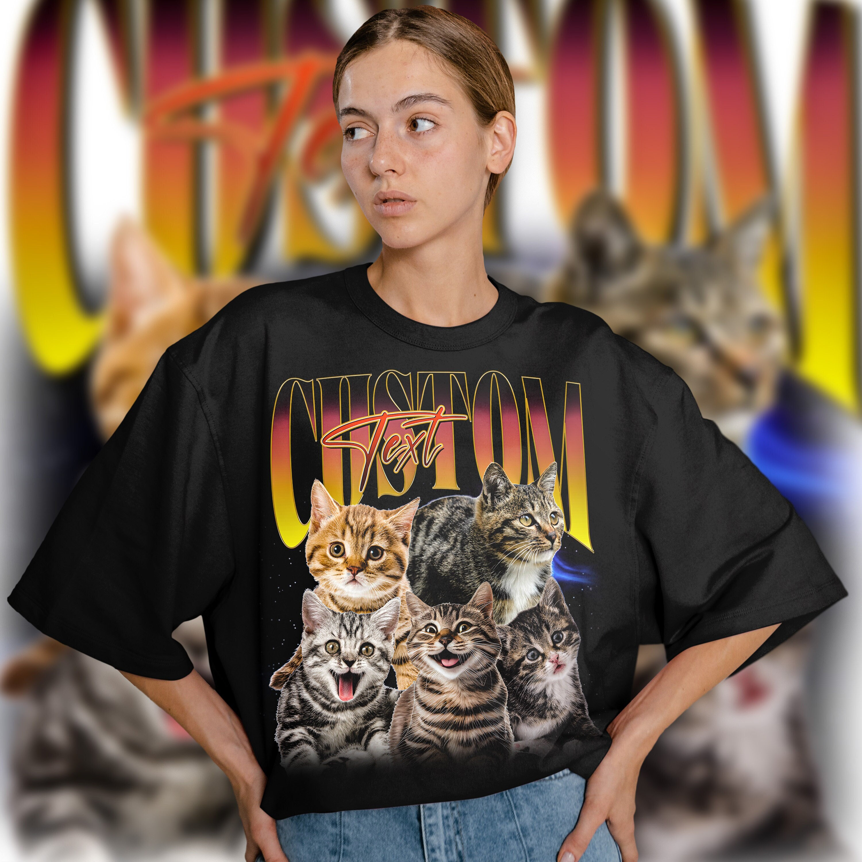 Custom Vintage Pet Rap PNG, Custom Vintage PNG, Insert Your - Inspire ...