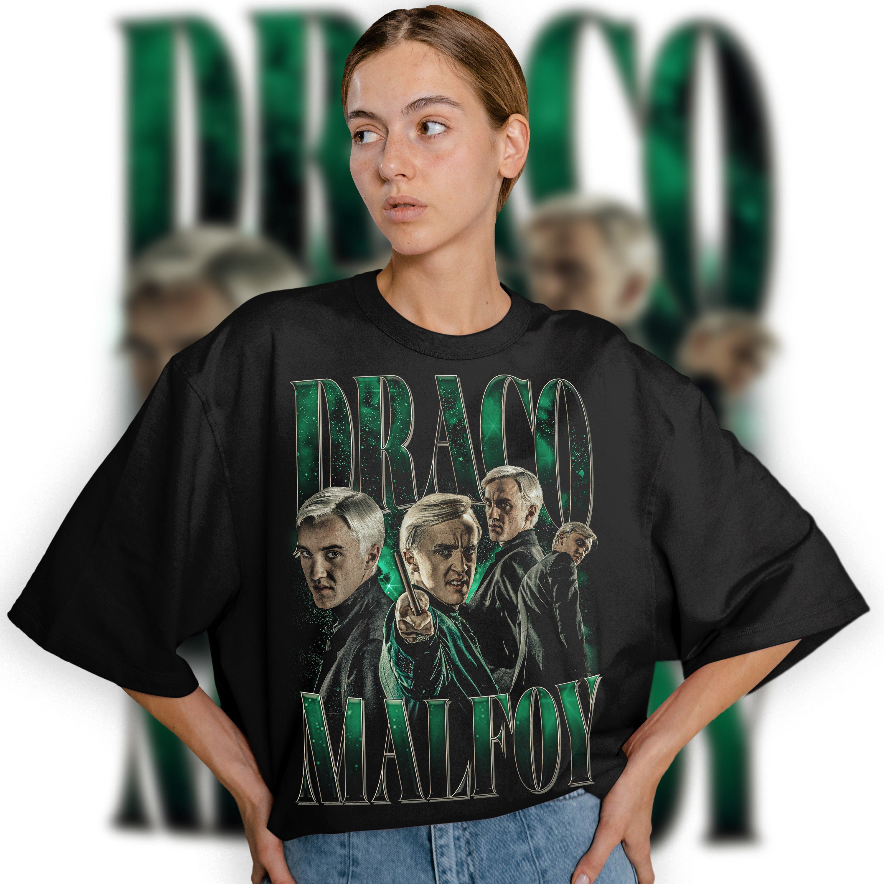 Limited Draco Malfoy Vintage PNG, Graphic Unisex PNG, Retro | Inspire ...