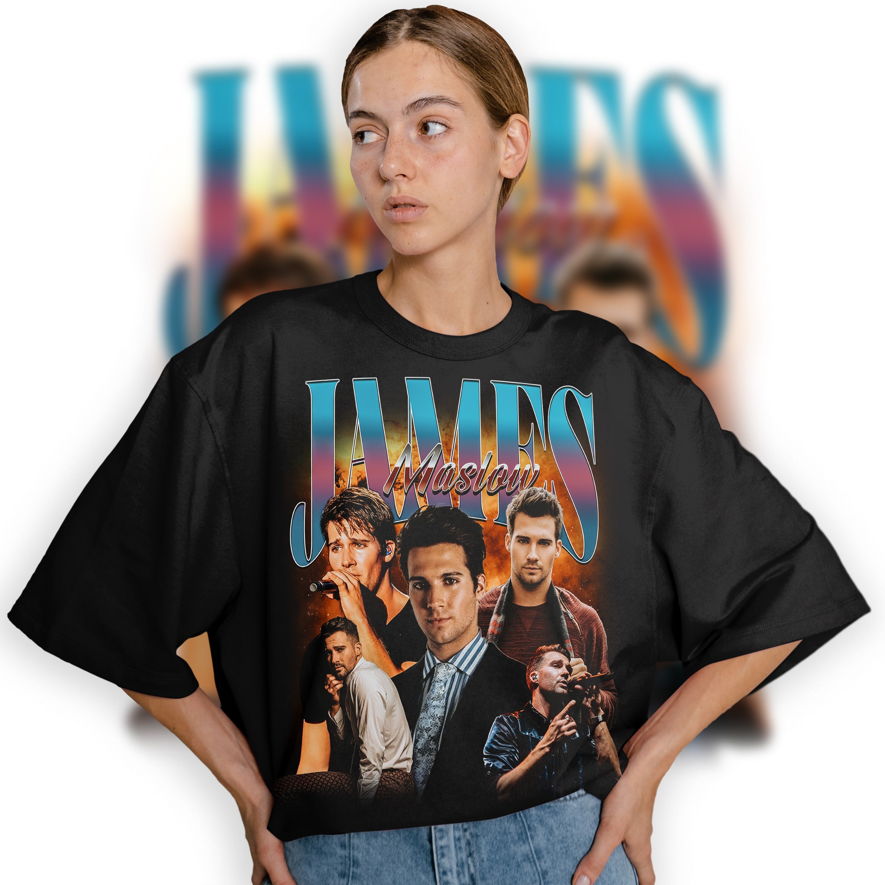Limited James Maslow Vintage PNG, Graphic PNG, Retro 90s Fan - Inspire ...