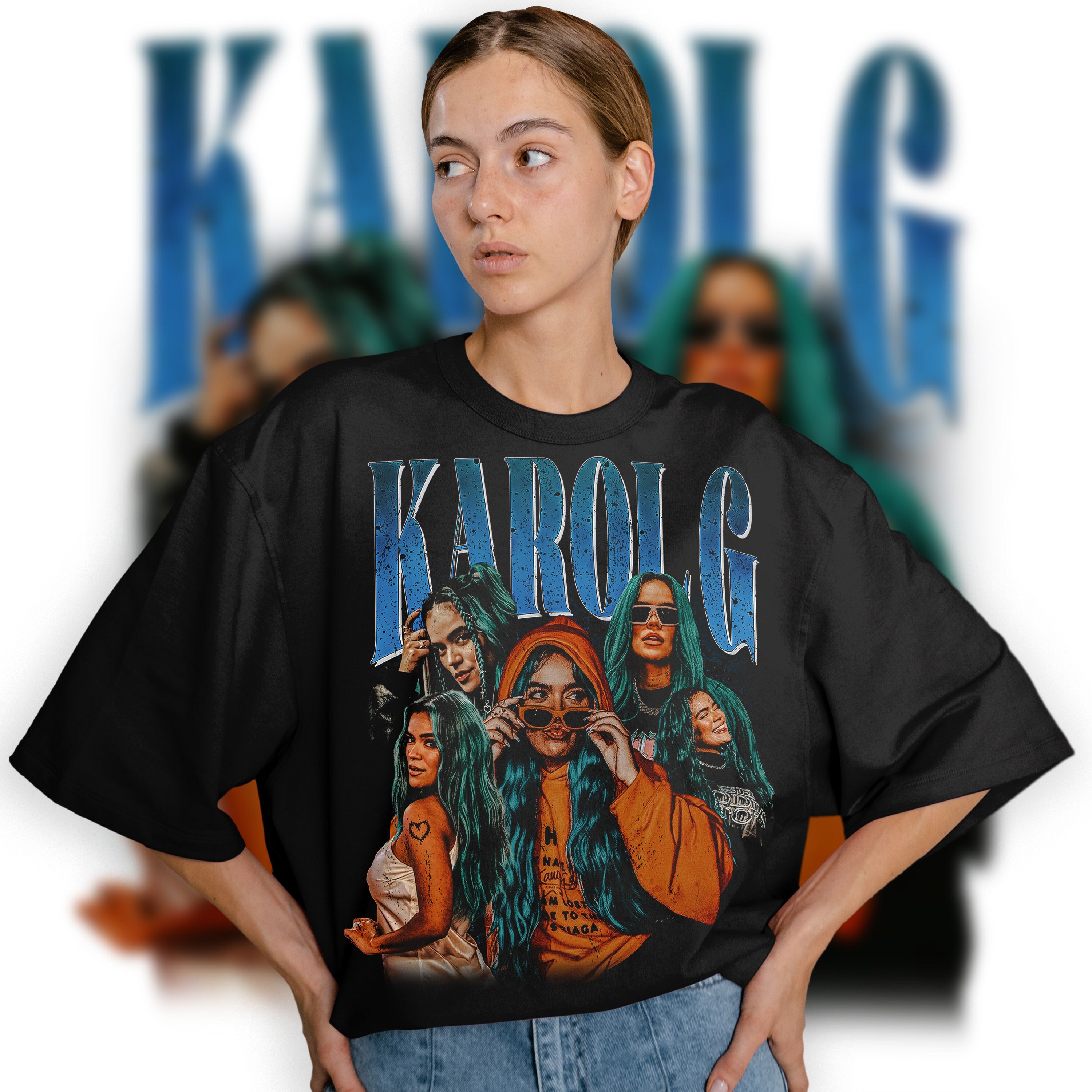 Limited Karol G Vintage PNG, Karol G Graphic PNG, Retro 90s | Inspire ...