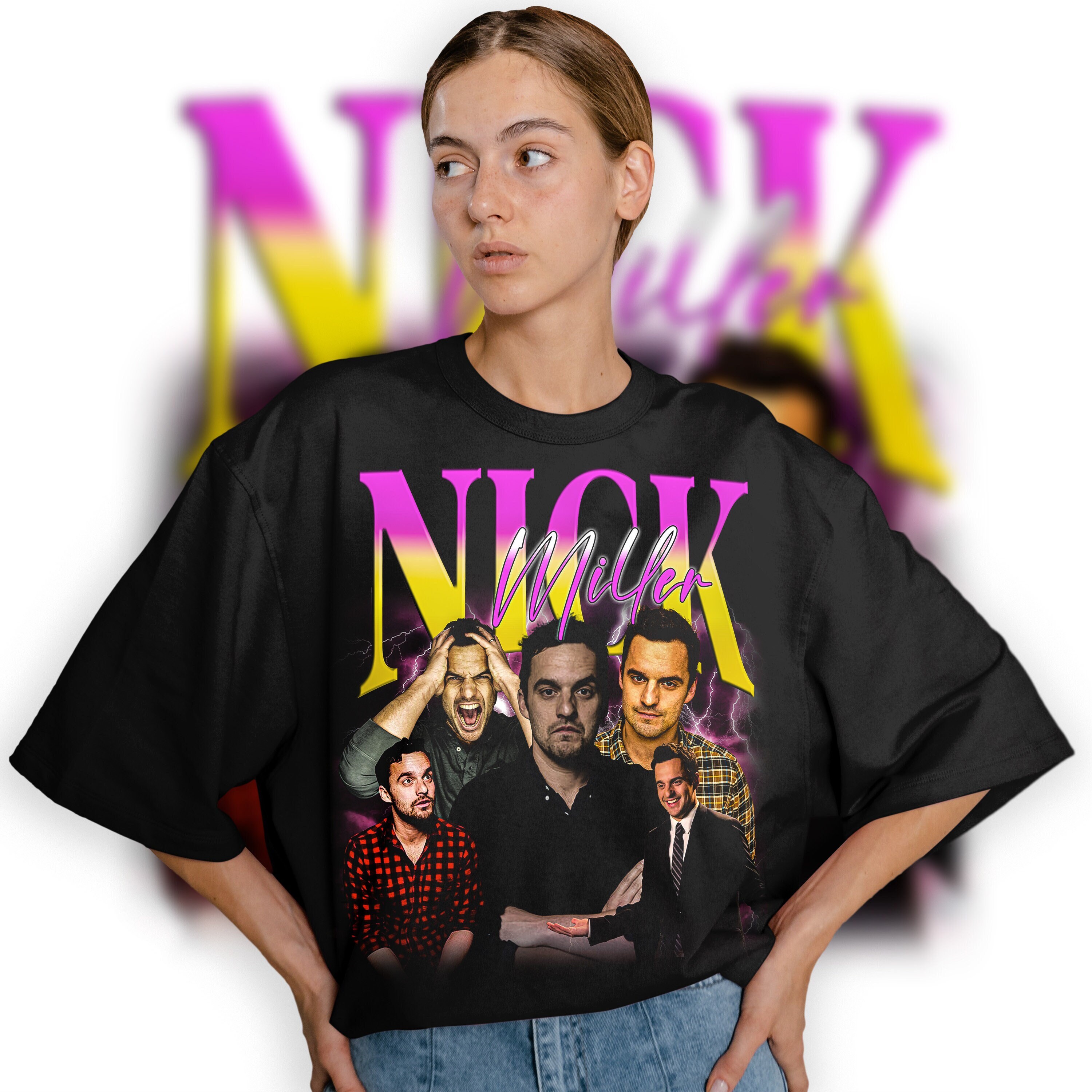 Limited Nick Miller Vintage PNG, Graphic PNG, Retro 90s Fans | Inspire ...