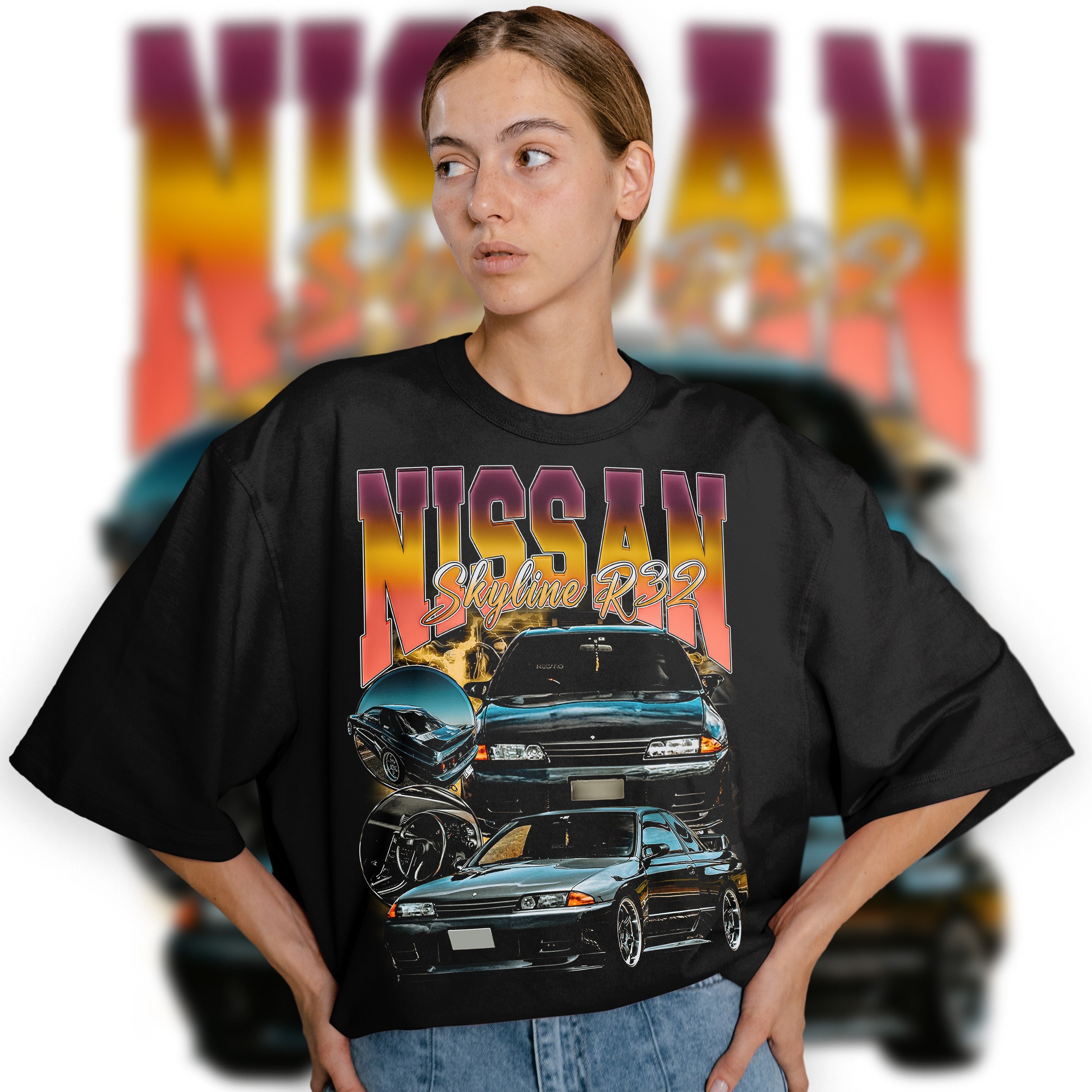 Limited Nissan GTR R32 SKYLINE Vintage PNG, R32 SKYLINE Grap | Inspire ...