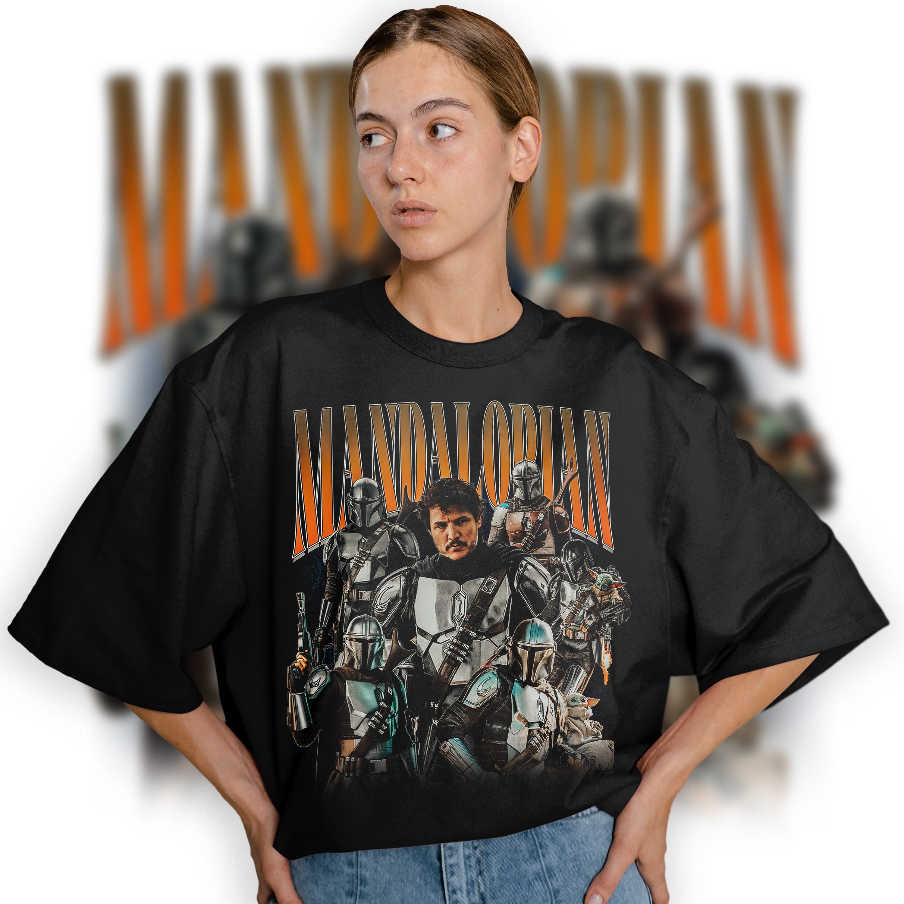 Limited Pedro Pascal Mandalorian Vintage PNG, Graphic Unisex | Inspire ...