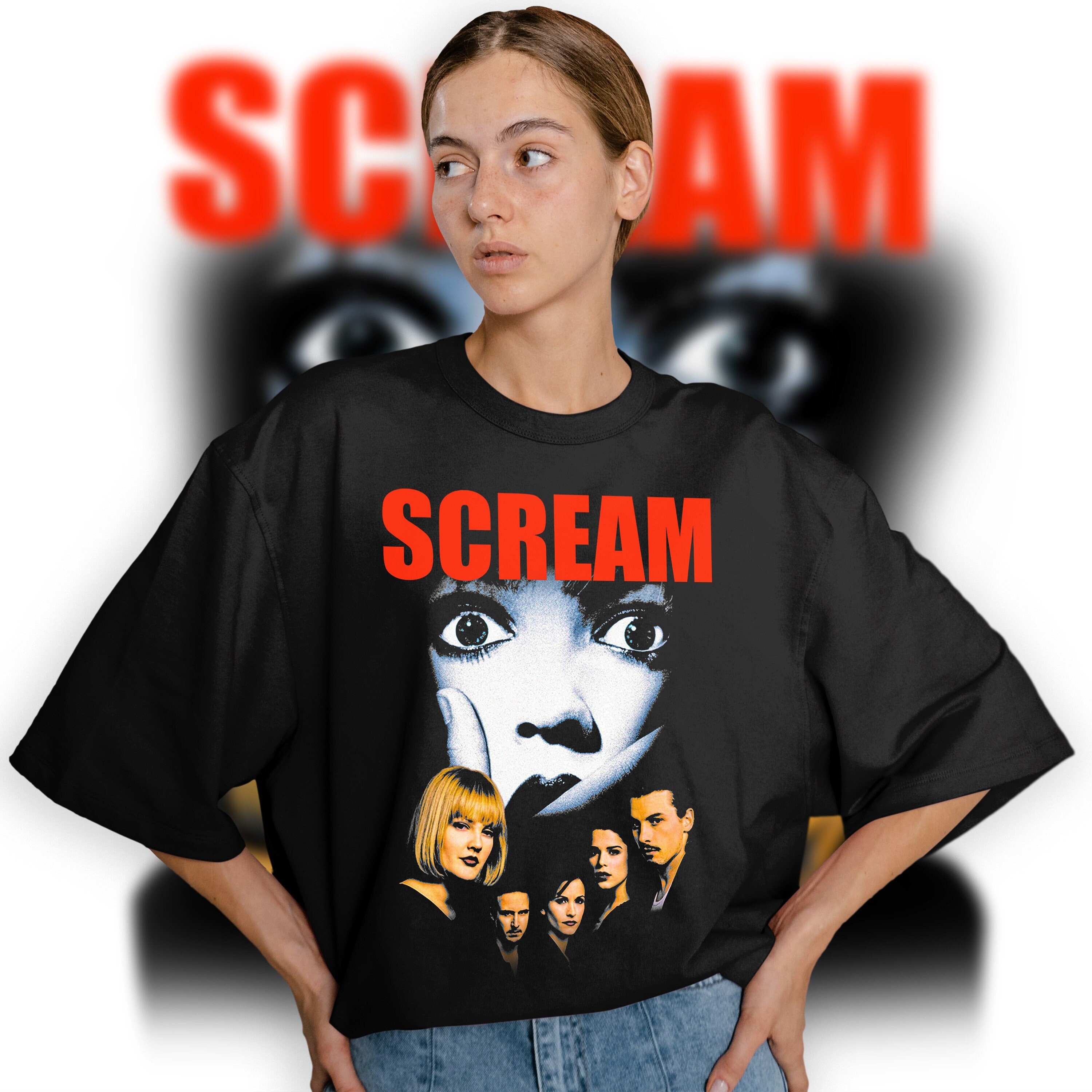 Limited SCREAM Vintage PNG, Graphic PNG, Retro 90s SCREAM Fa - Inspire ...