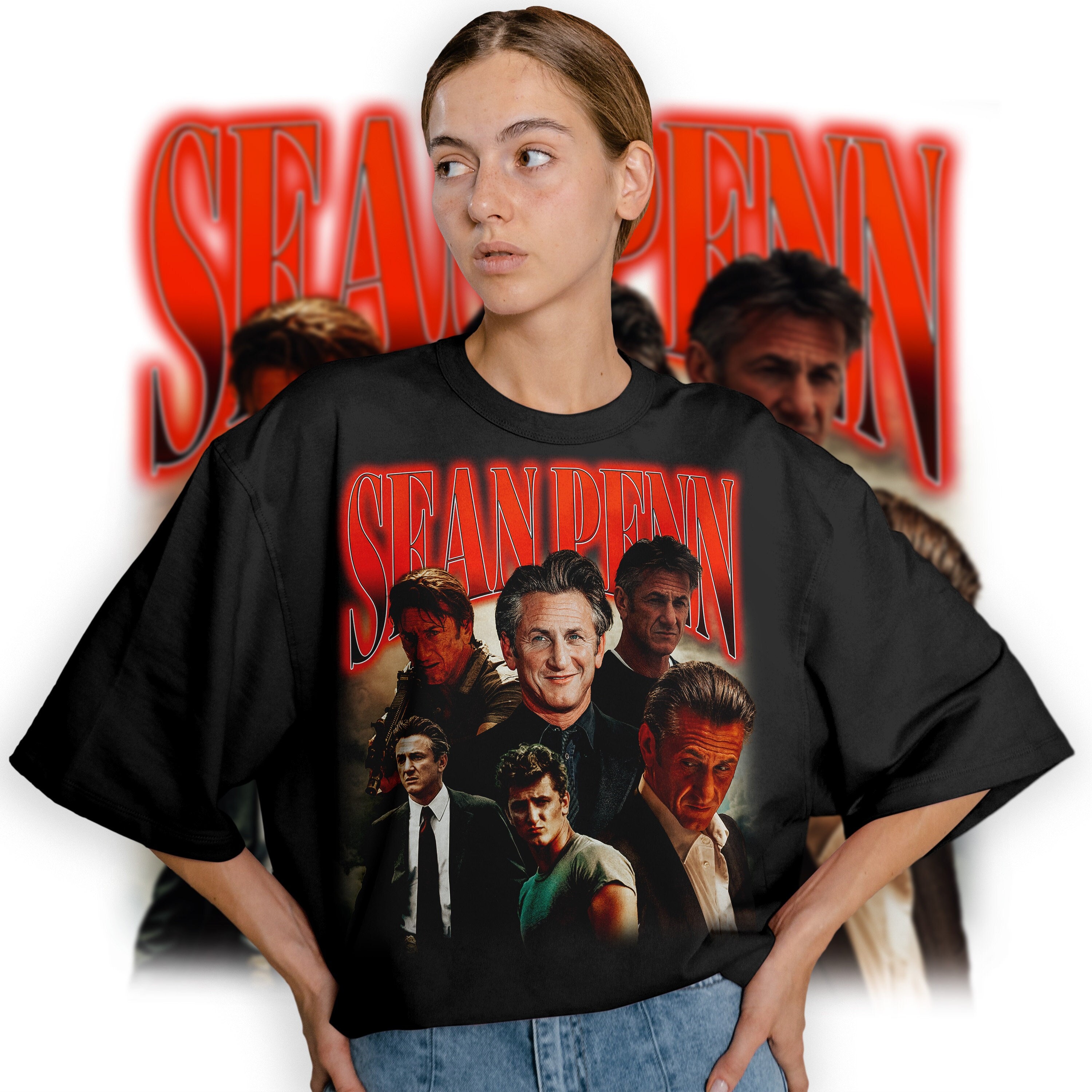 Limited SEAN PENN Vintage PNG, Graphic Unisex Sean Penn PNG, | Inspire ...