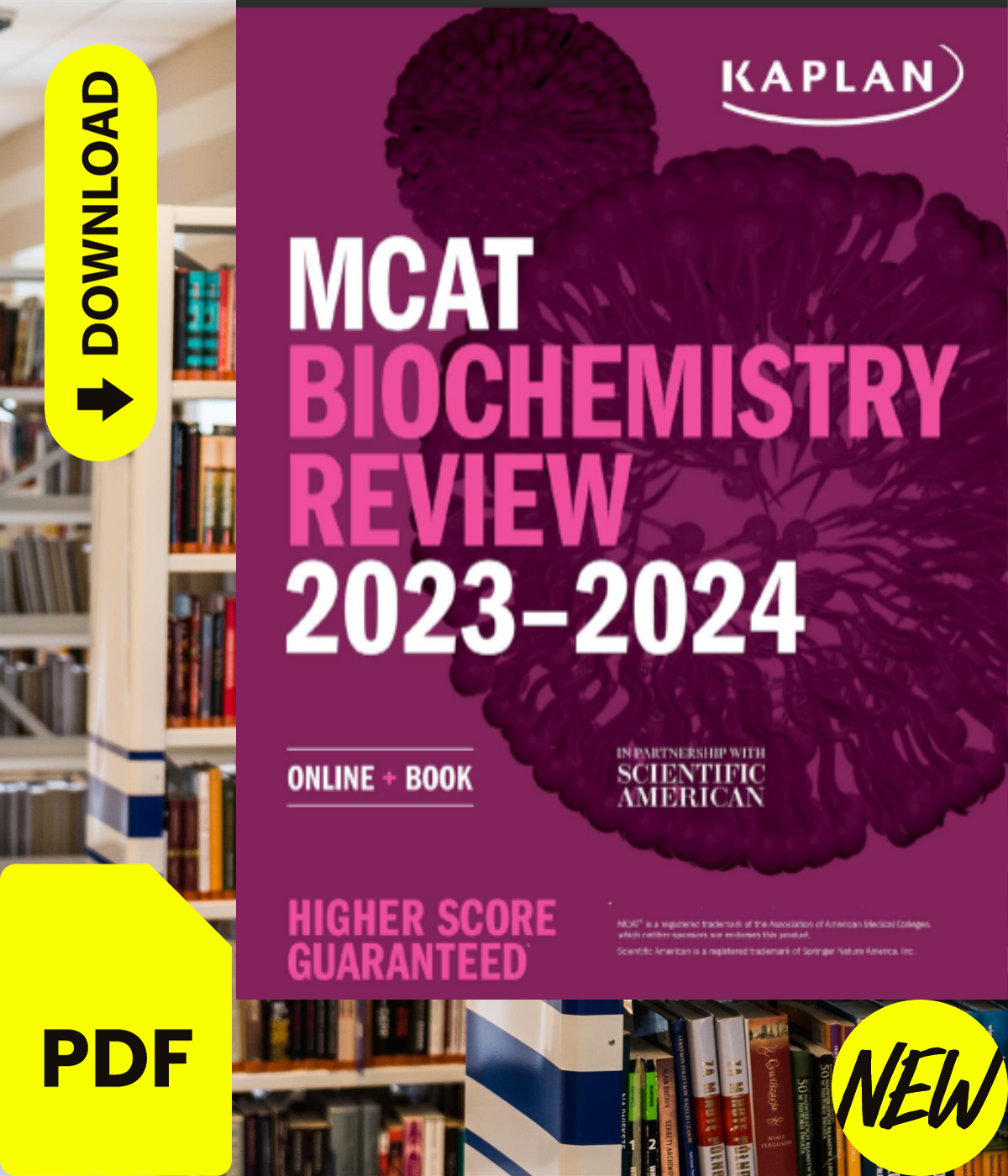MCAT Biochemistry Review 2023-2024 Online Book Kaplan Test | Inspire Uplift