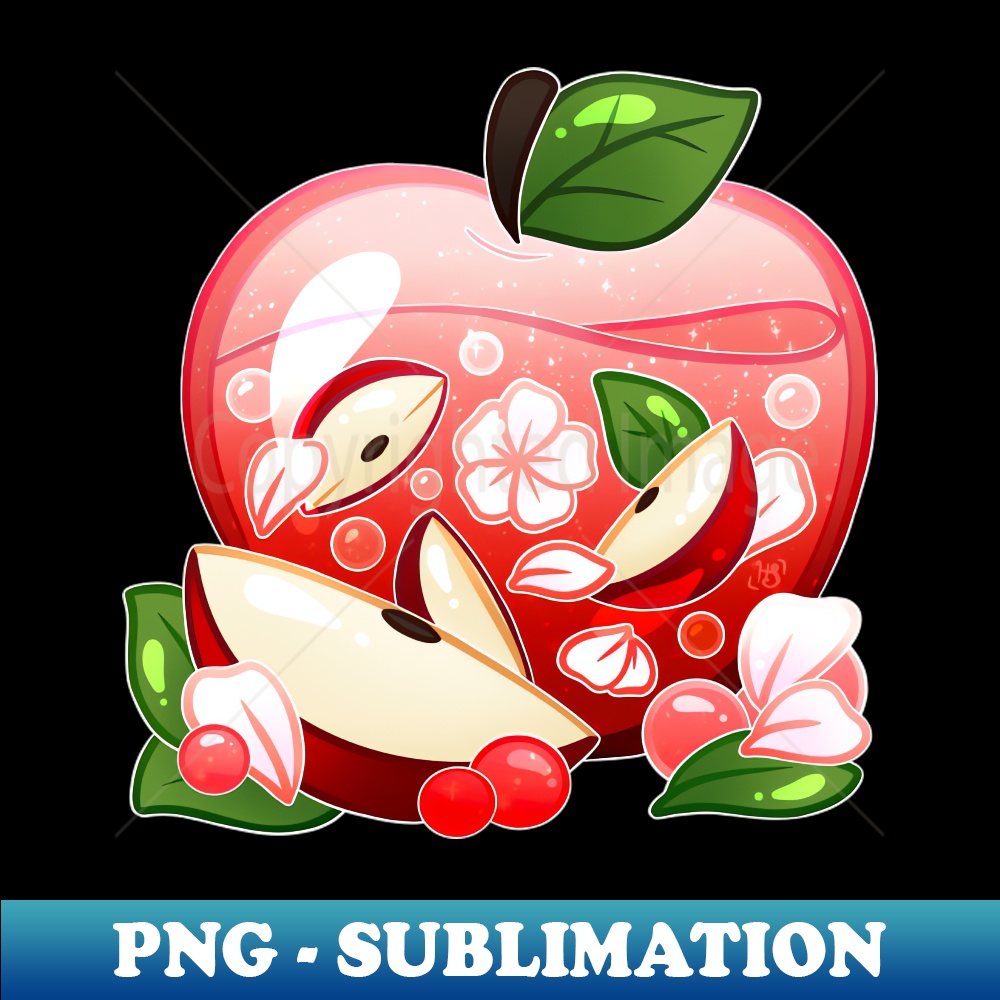 Glass Apple - Instant Sublimation Digital Download - Boost Y | Inspire ...