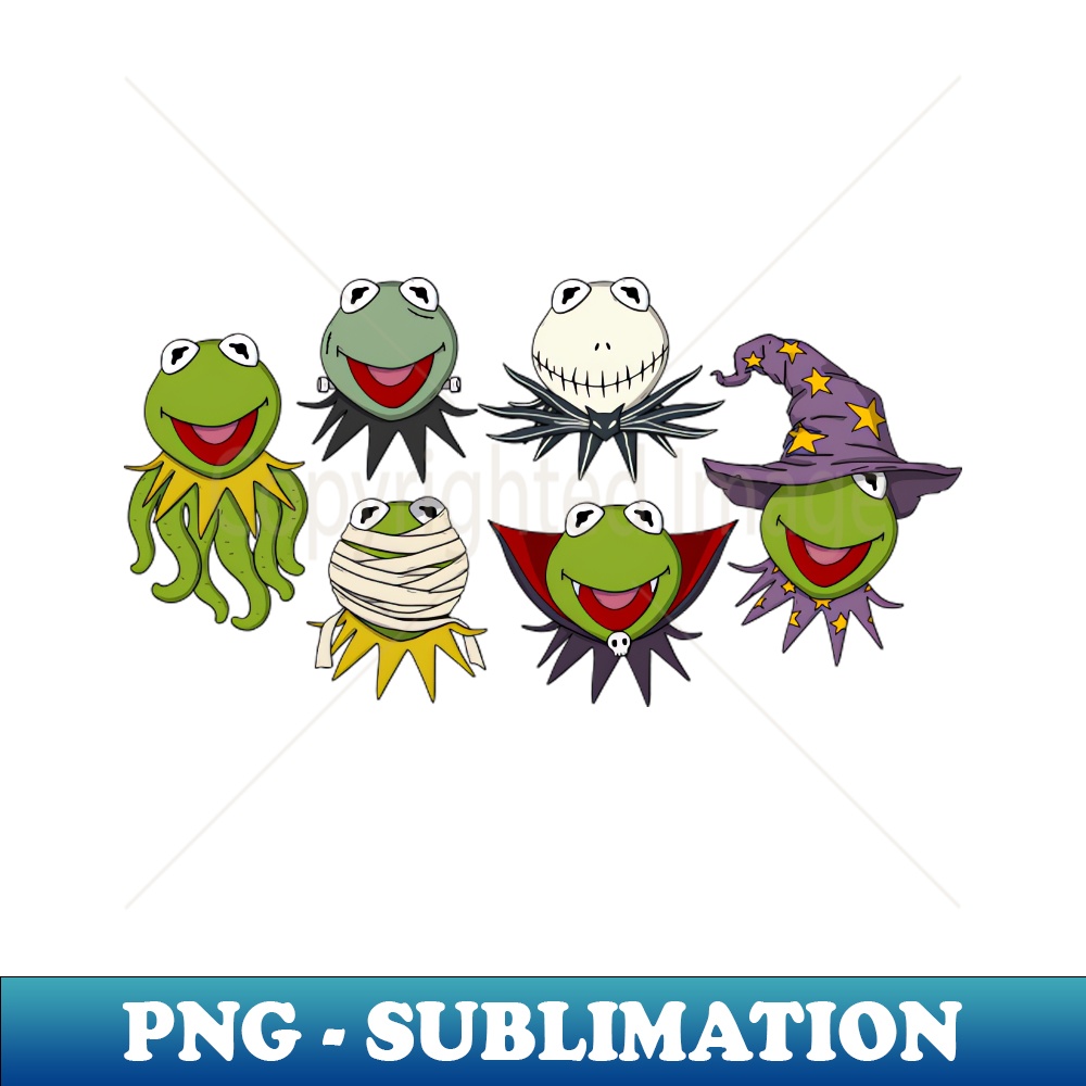 Halloween Kermit Pack - PNG Sublimation Digital Download - P | Inspire ...