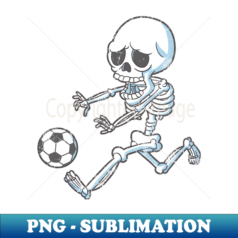 Soccer Player Skeleton Halloween Sports - PNG Transparent Su - Inspire ...