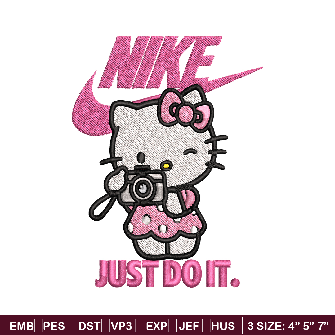 Hello kitty Nike Embroidery design, hello kitty cartoon, Emb | Inspire ...