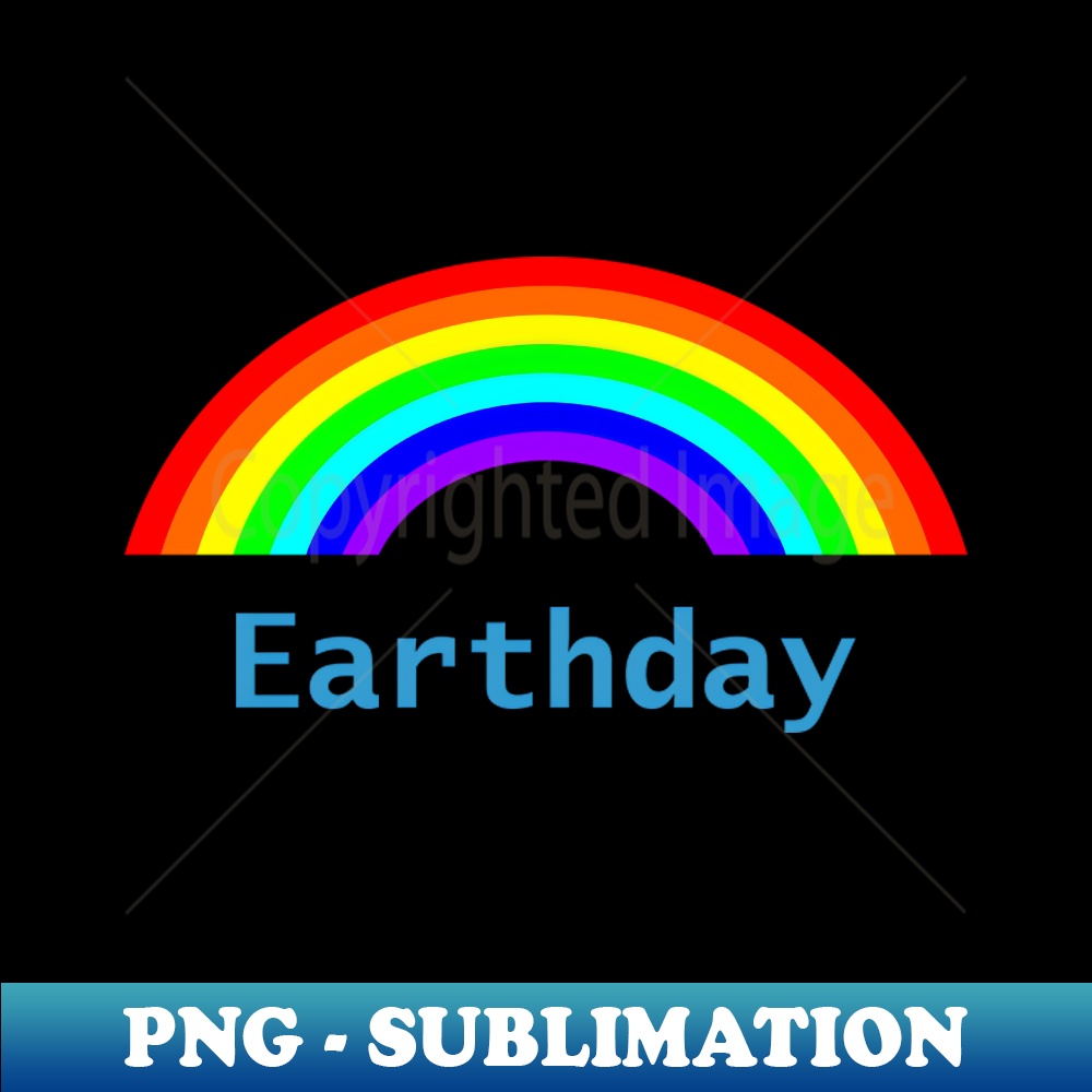 Earthday Rainbow for Earth Day - High-Quality PNG Sublimatio | Inspire ...