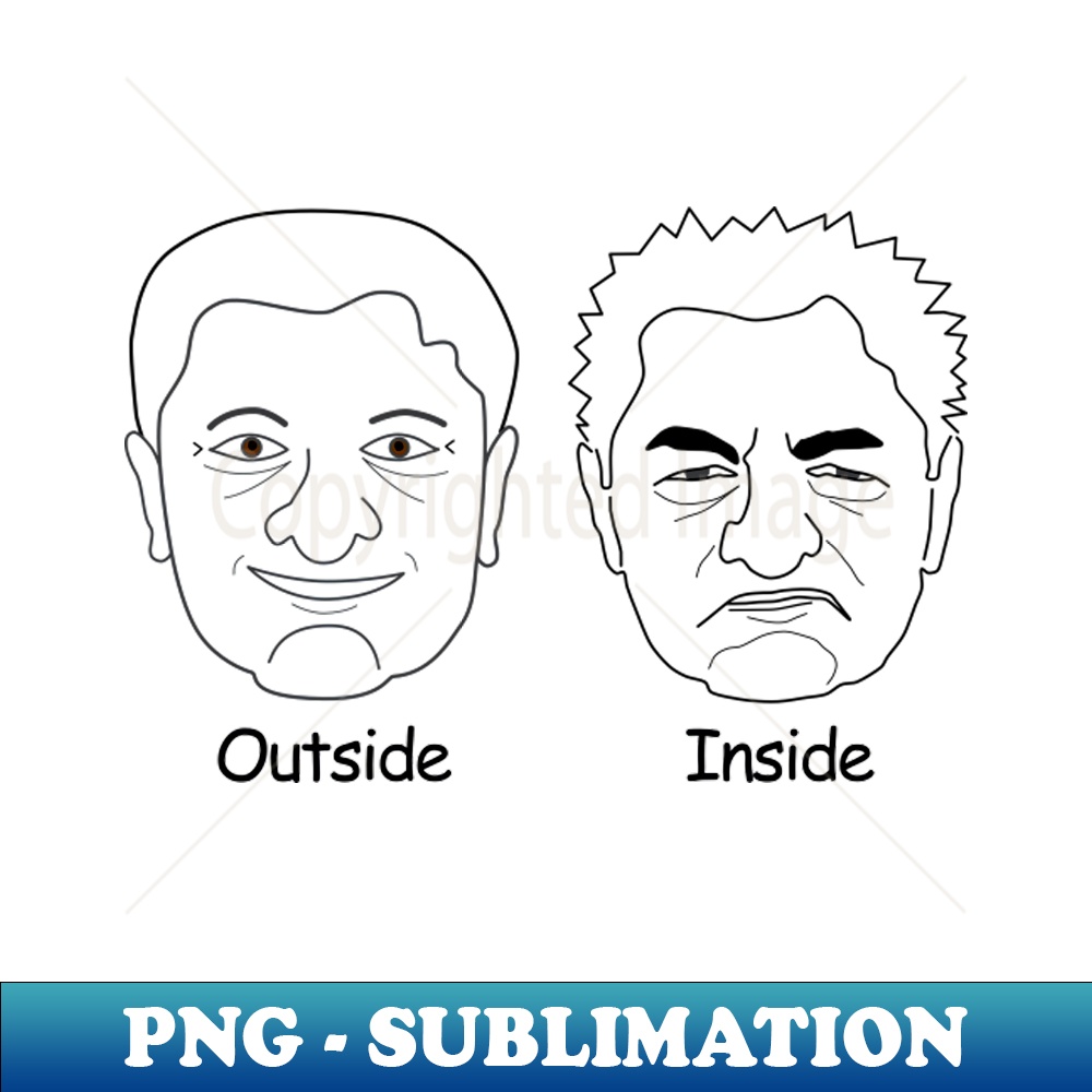 Outside vs Inside - Retro PNG Sublimation Digital Download - - Inspire ...