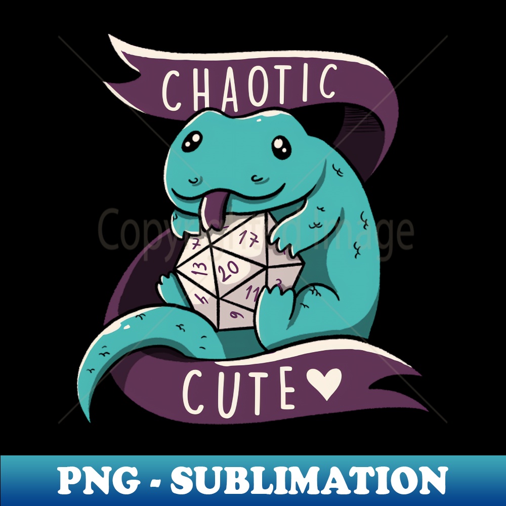 Chaotic Cute RPG Dragon by Tobe Fonseca - Instant Sublimatio - Inspire Uplift