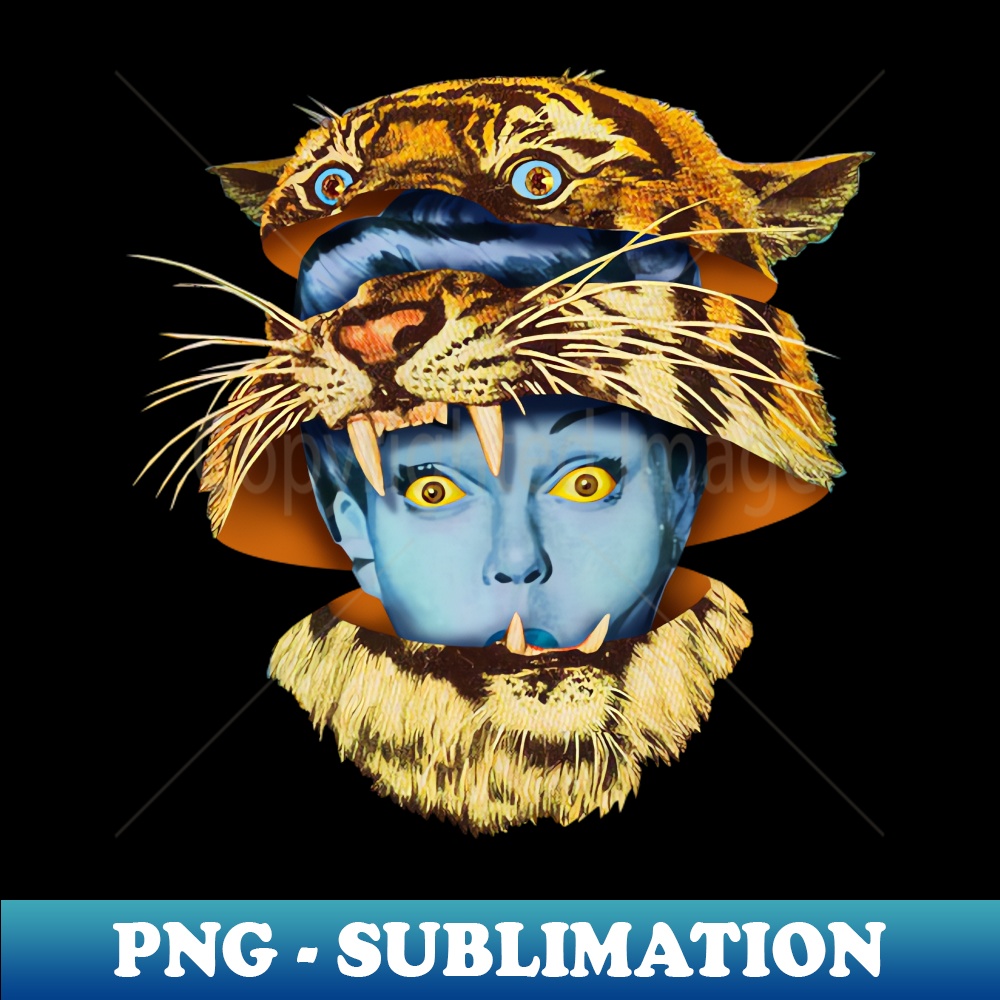 Tiger Lady - PNG Transparent Sublimation File - Transform Yo | Inspire ...