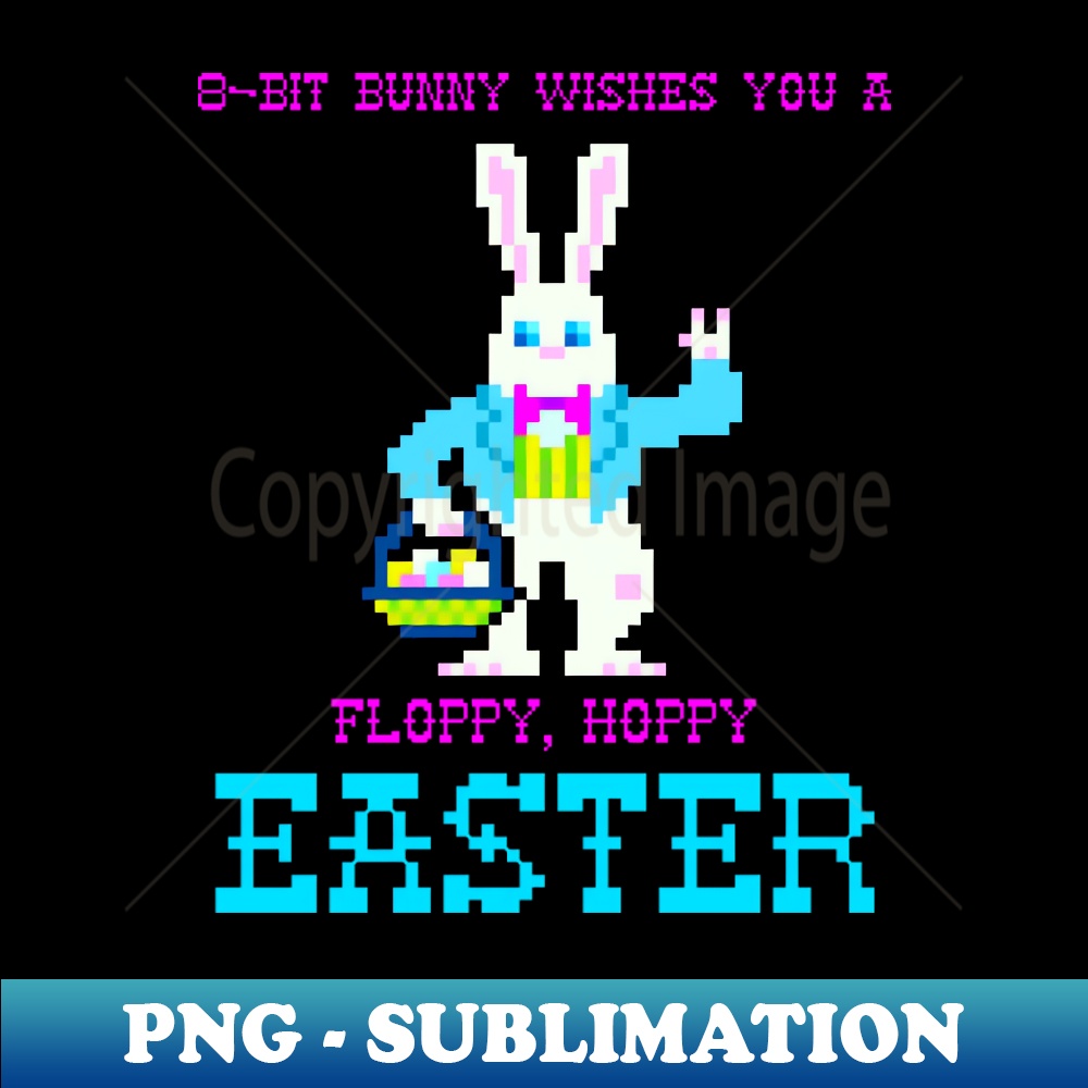 8-Bit Bunny - Elegant Sublimation PNG Download - Capture Ima - Inspire ...