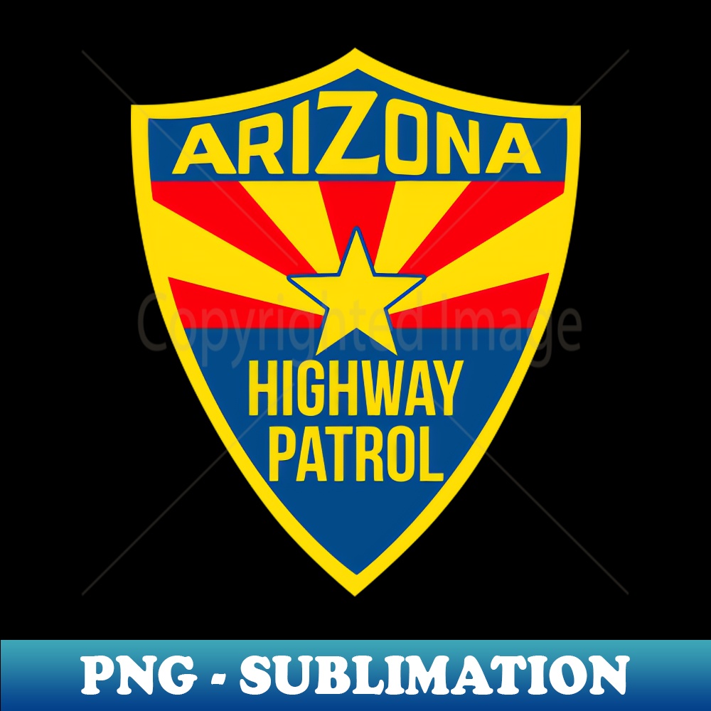 Arizona Highway Patrol trooper sheild badge patch emblem v2 | Inspire ...