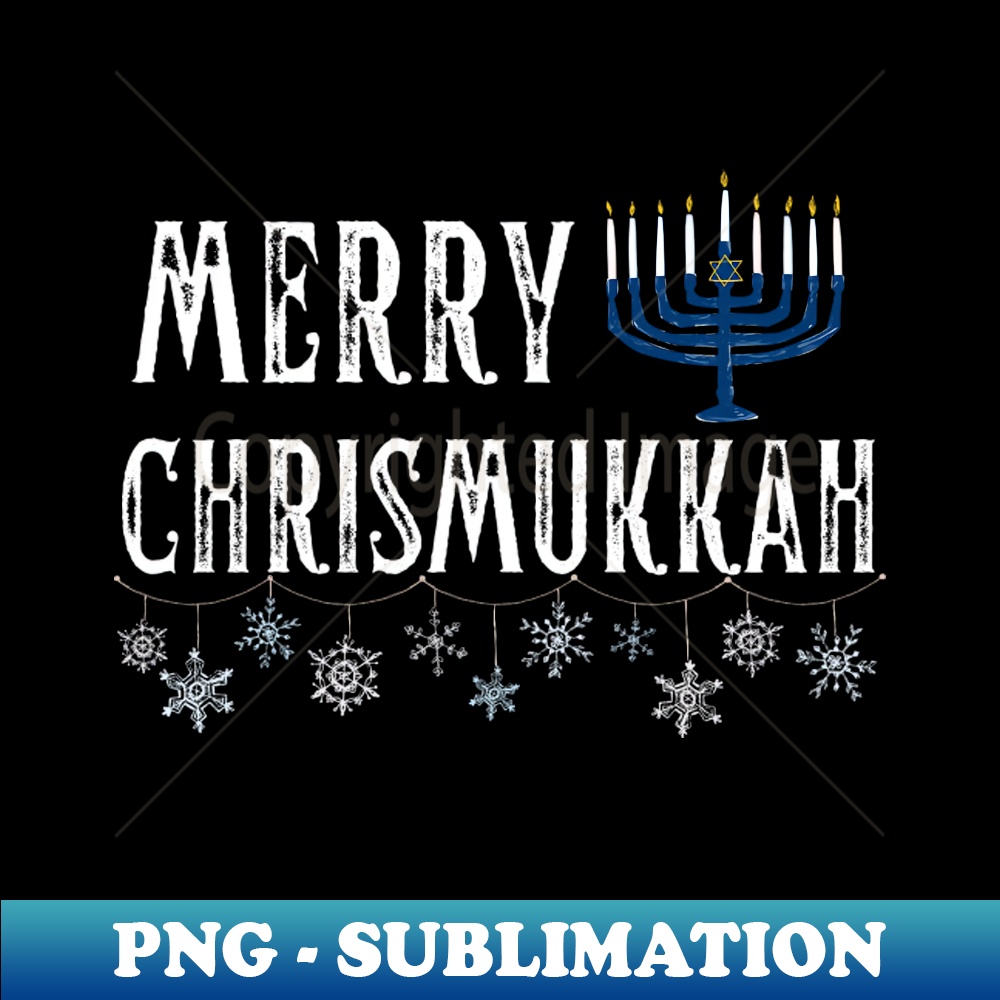 Merry Chrismukkah Hanukkah Jewish Chanukah Christmas - PNG T | Inspire ...