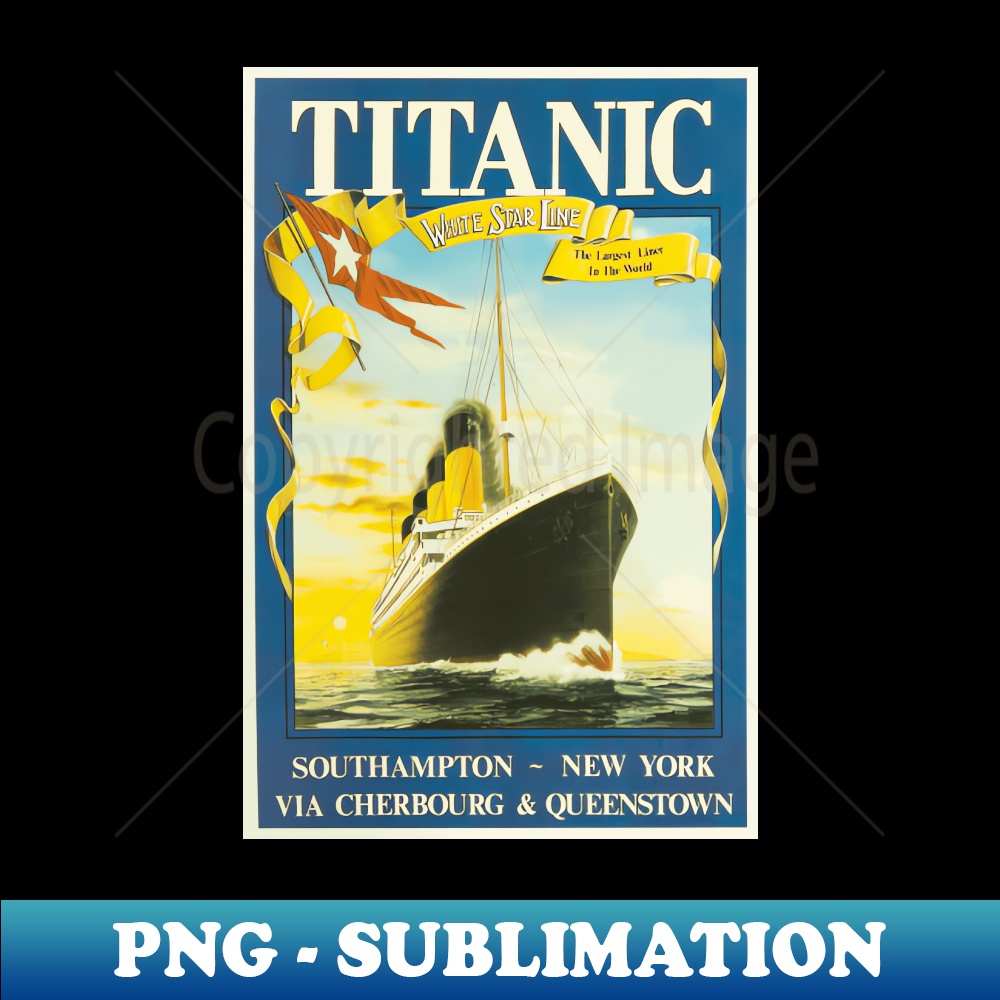 RMS Titanic - Vintage Travel Poster - Special Edition Sublim | Inspire ...
