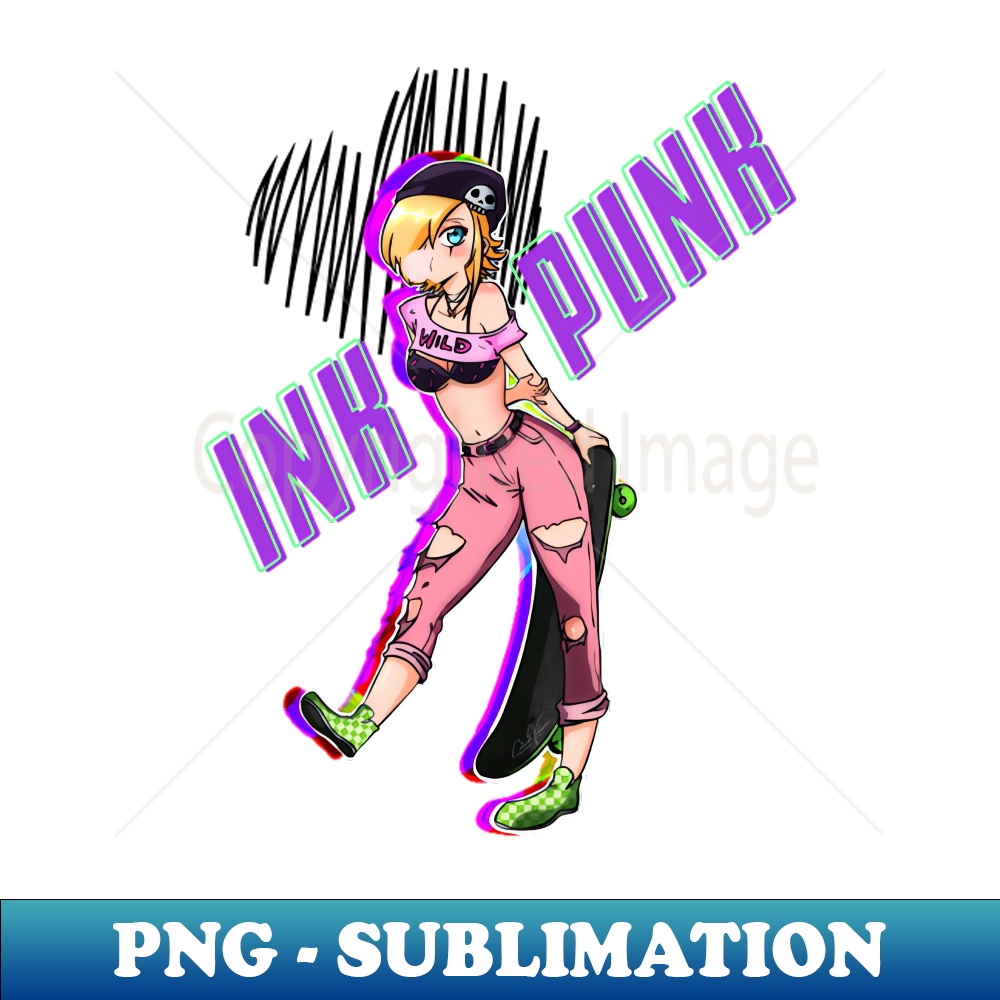 Ink Punk Piper - Creative Sublimation PNG Download - Perfect | Inspire ...