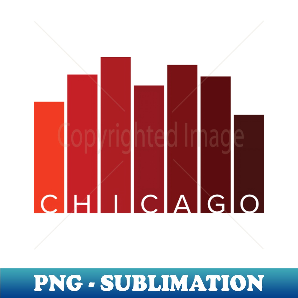 Chicago Skyline in Graphic Design - PNG Transparent Digital | Inspire ...