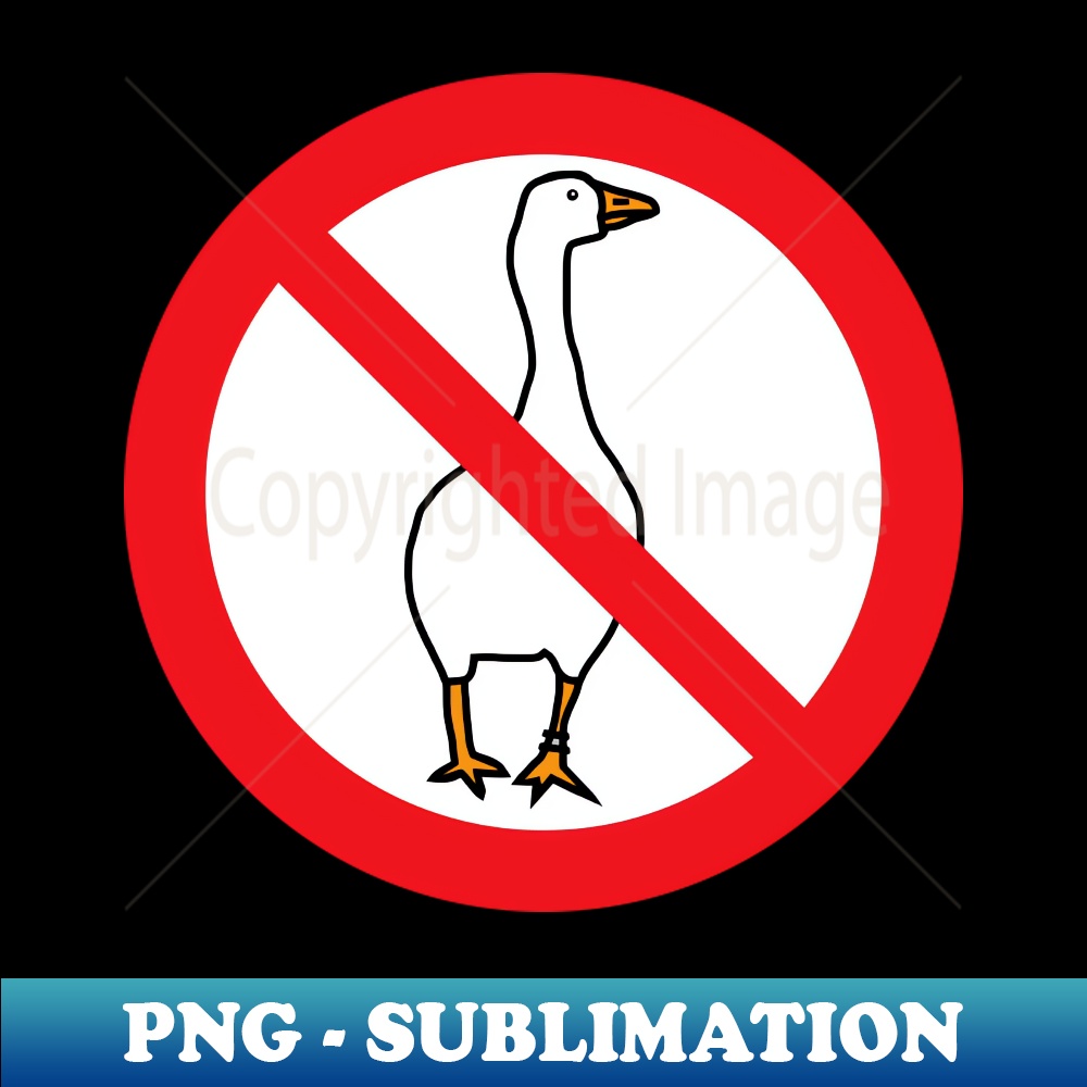 No Goose Gaming Sign - Aesthetic Sublimation Digital File - - Inspire ...