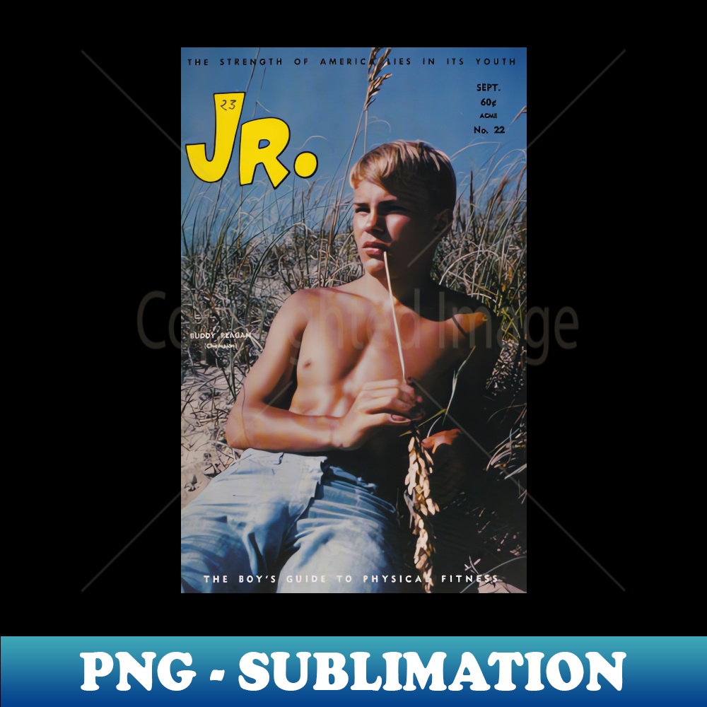 JR Junior - Vintage Physique Muscle Male Model Magazine Cove - Inspire Uplift
