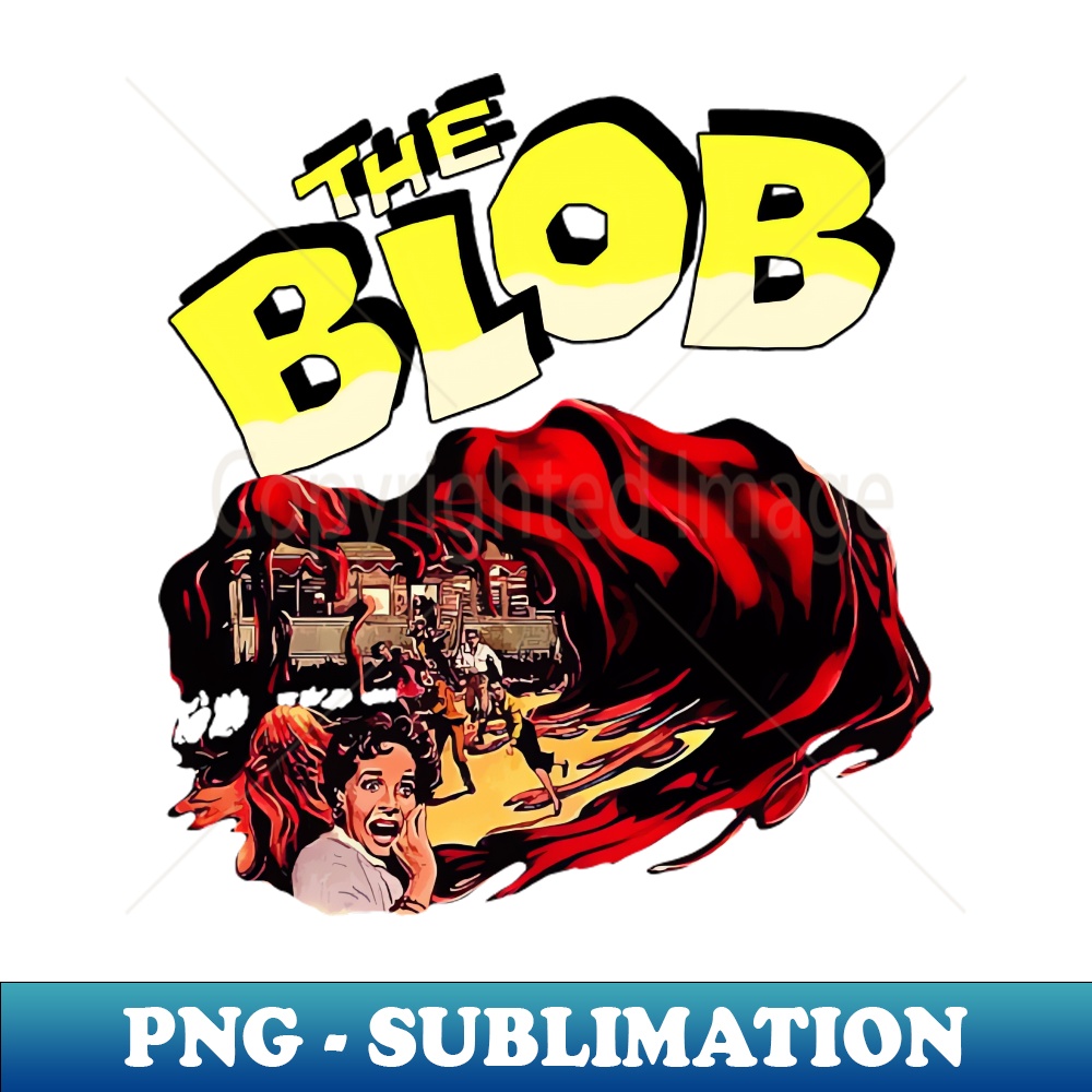 THE BLOB Retro Cult Classic Horror Fan Art - Sublimation-Rea | Inspire Uplift