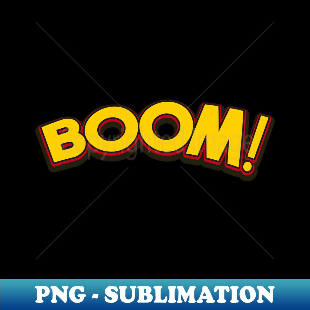 BOOM - Retro PNG Sublimation Digital Download - Spice Up You | Inspire ...