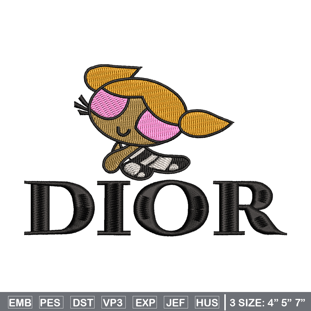 Dior Cartoon Logo embroidery design, Logo embroidery, embroi | Inspire ...