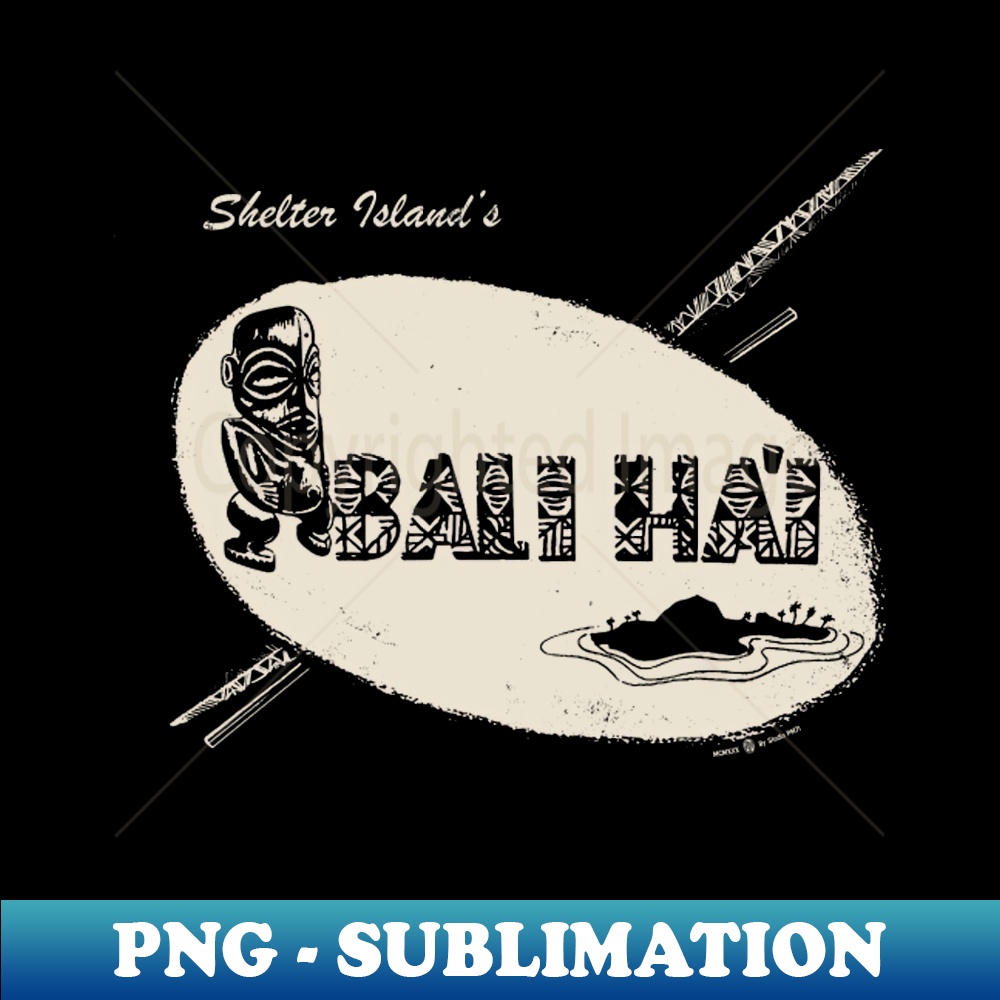 Retro Vintage Bali Hai Tiki Bar - Premium Sublimation Digita | Inspire ...