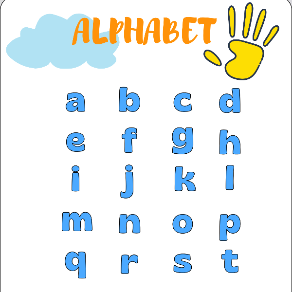 Playful Alphabet Poster | Inspire Uplift