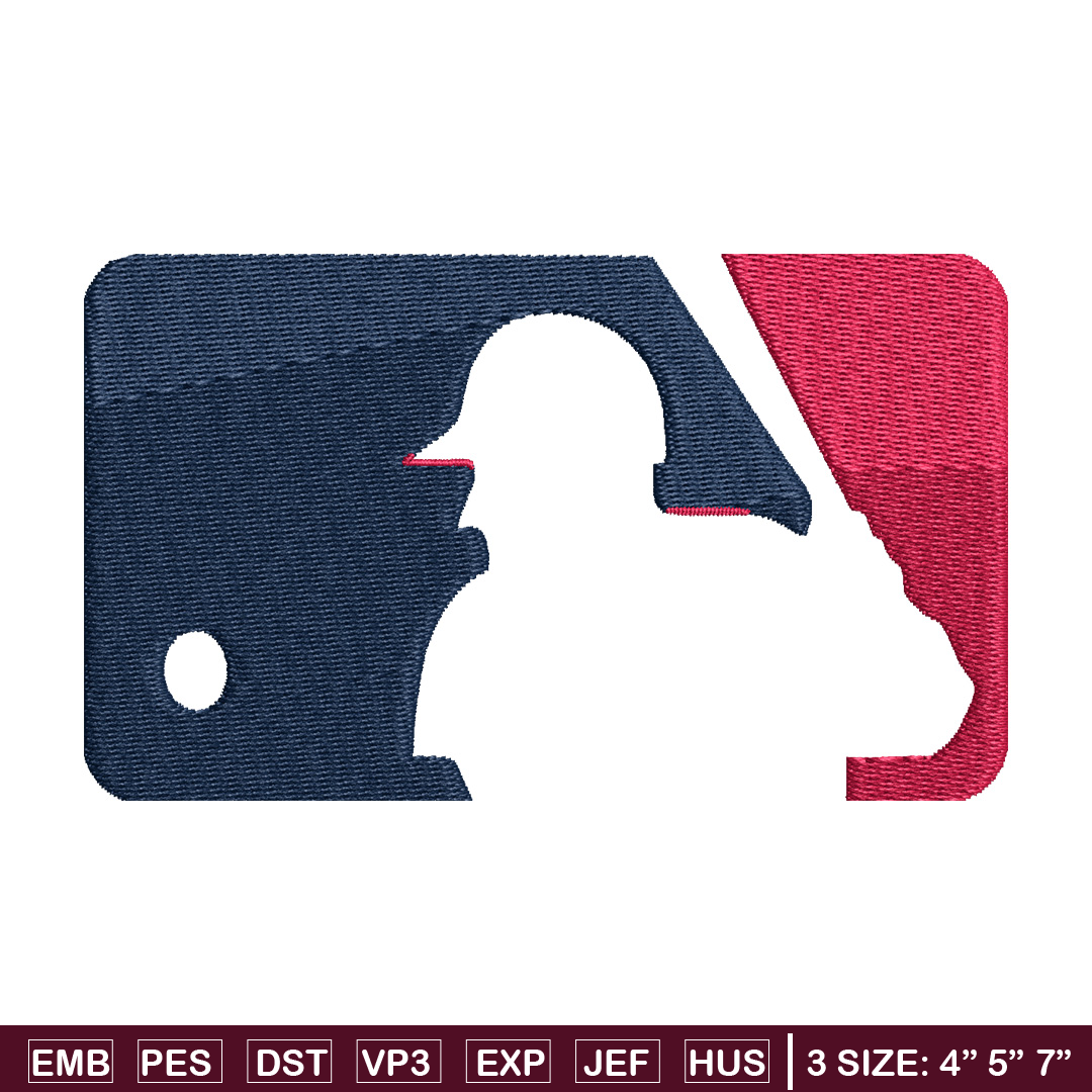 Major League Baseball logo Embroidery, MLB Embroidery, Sport | Inspire ...