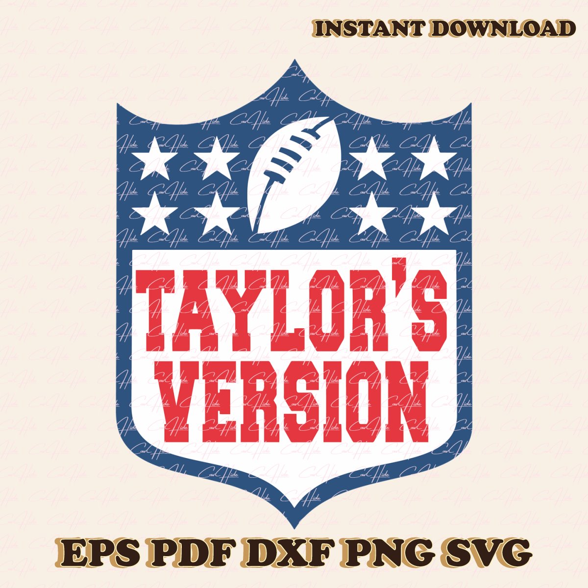 Taylors Version Football Travis and Taylor SVG Digital File - Inspire ...
