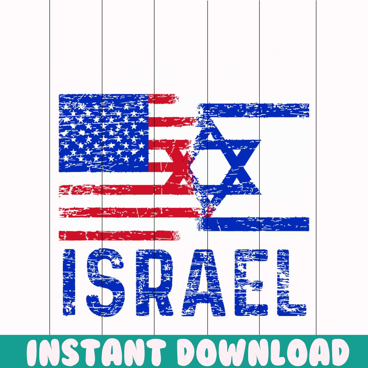 Support Flag Israel Strong Stand With Israel SVG Download | Inspire Uplift